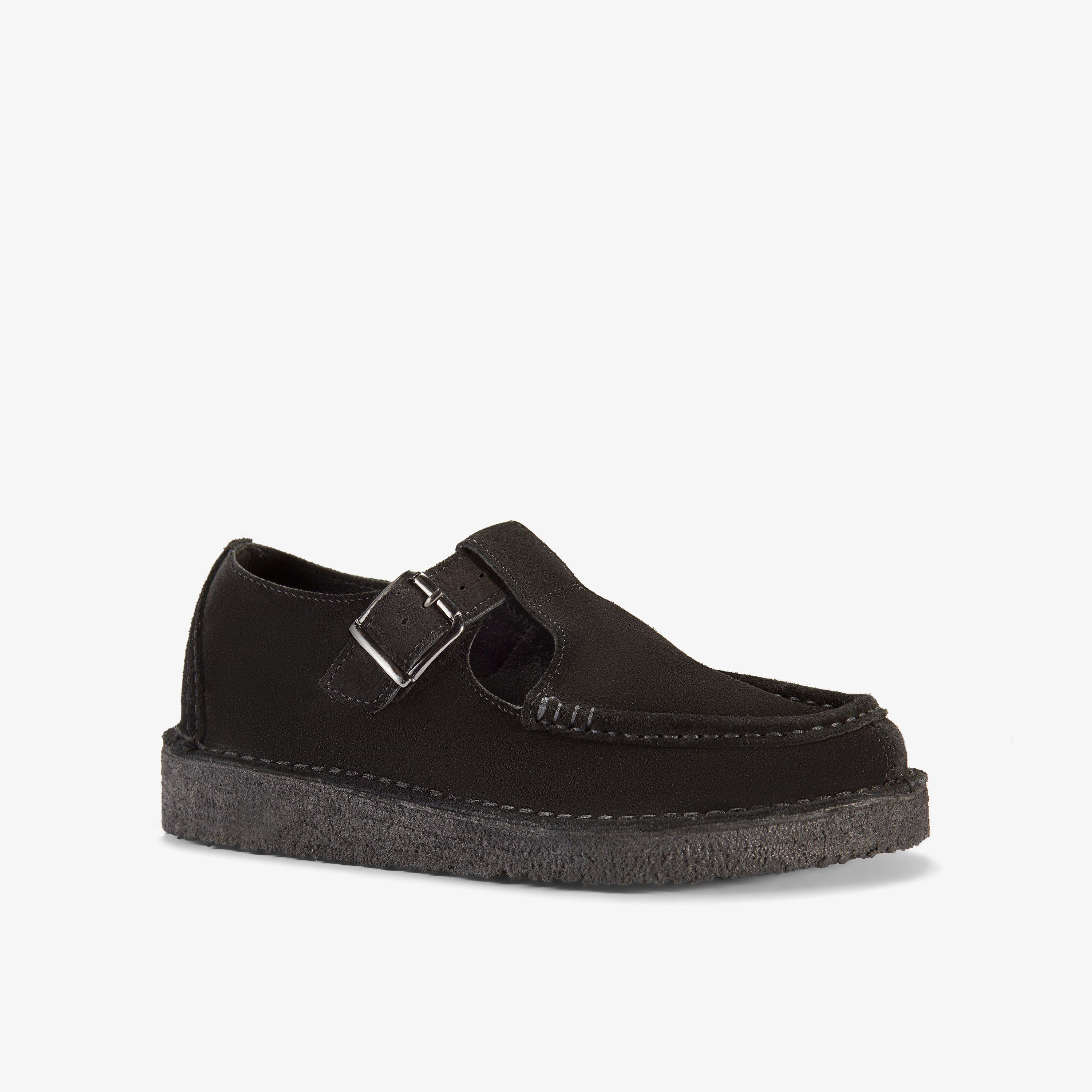 Scarpe da uomo Nomad T Bar in camoscio nero | Clarks
