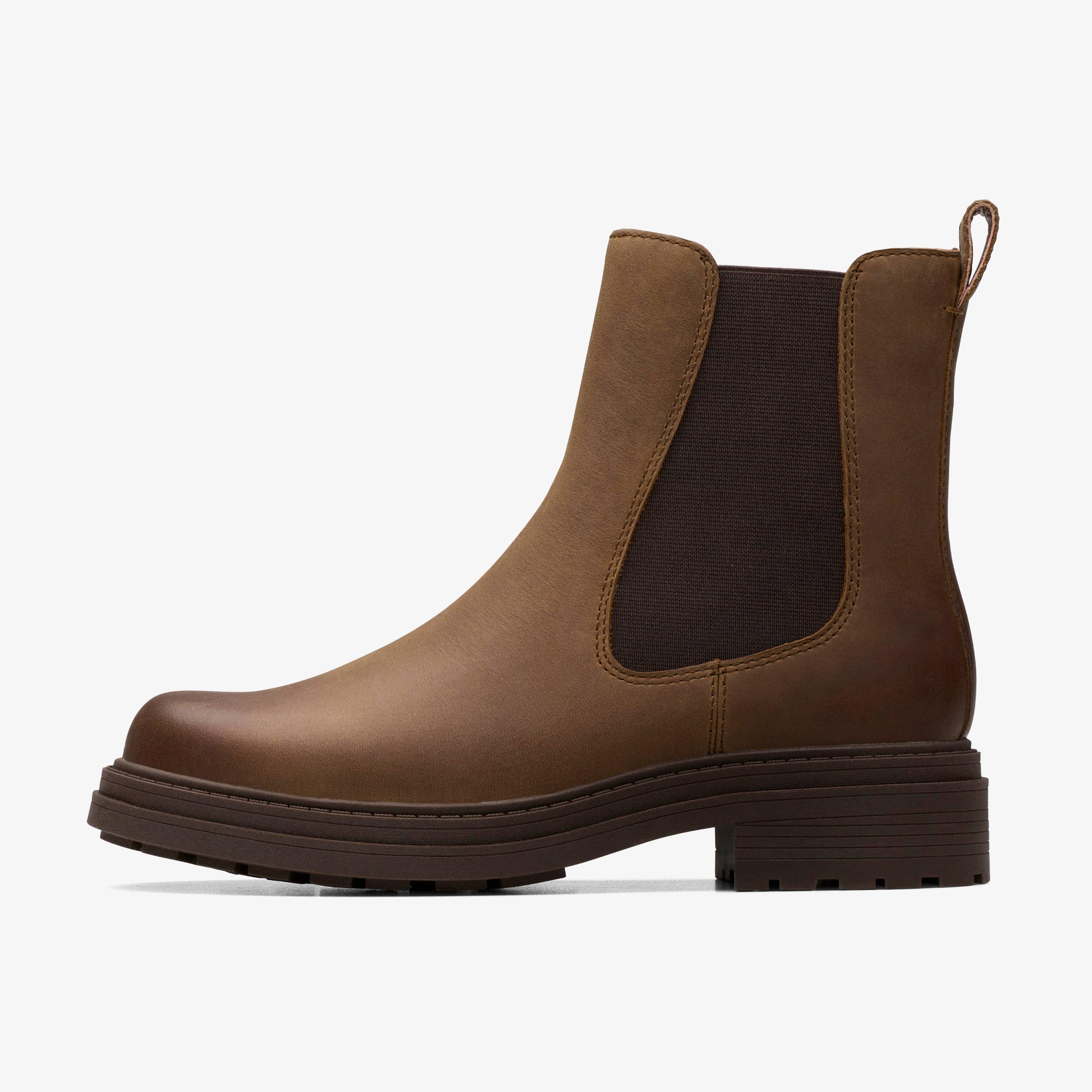 Womens Orinoco 3 Top Walnut Leather Ankle Boots, Chelsea Boots Boots ...