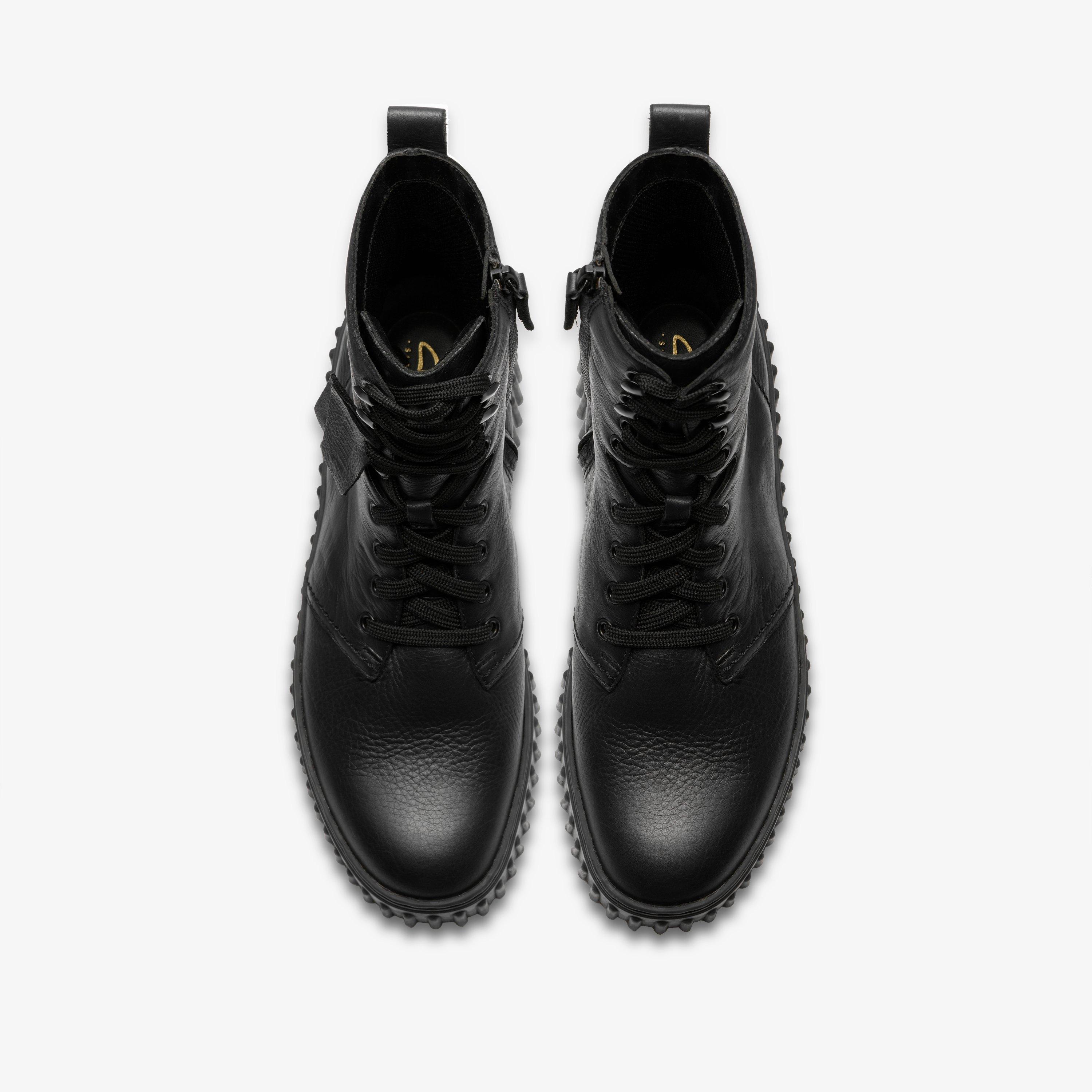 Womens Torhill Style Black Leather Ankle Boots | Clarks