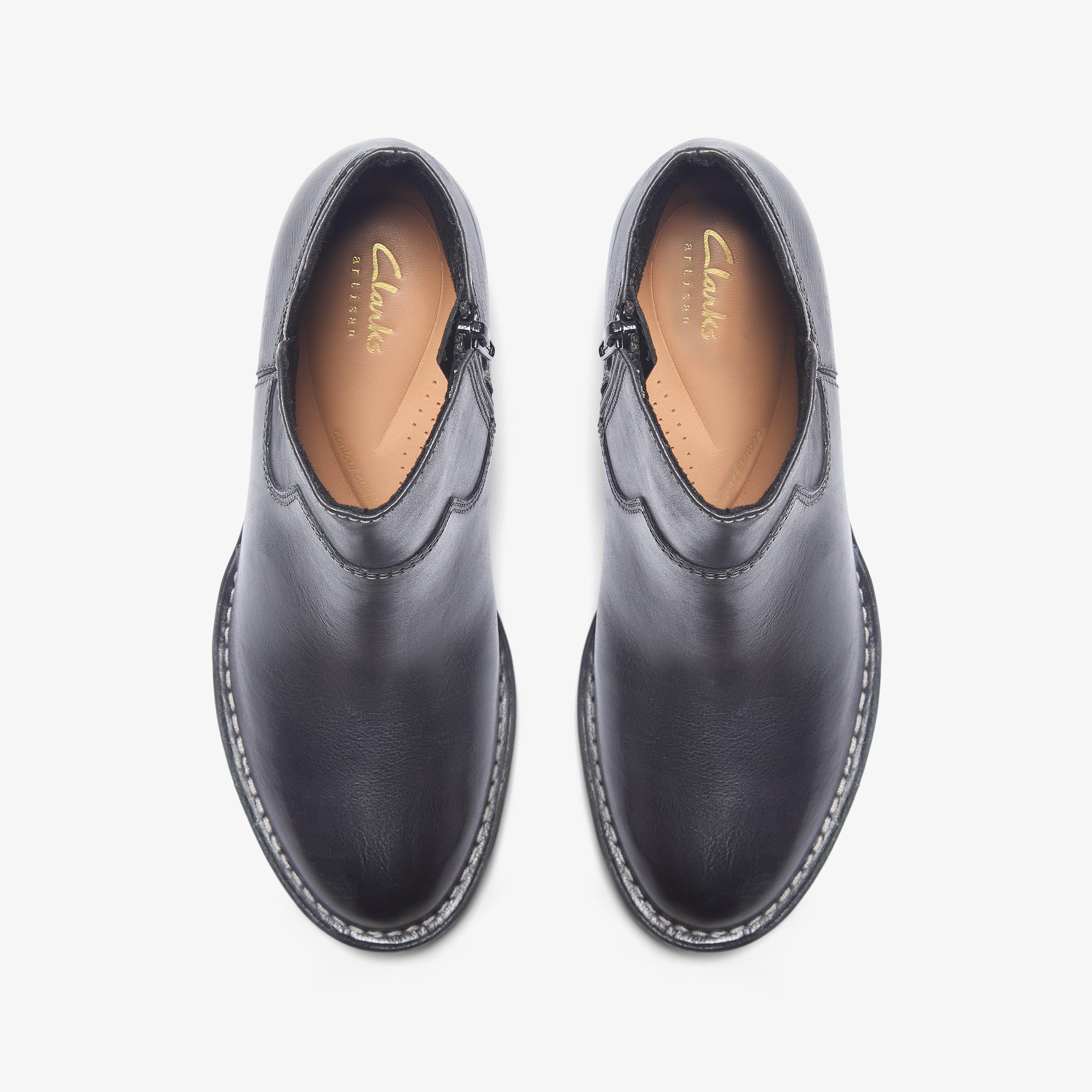 Bottes Chelsea en cuir noir Kastela Top pour femmes | Clarks