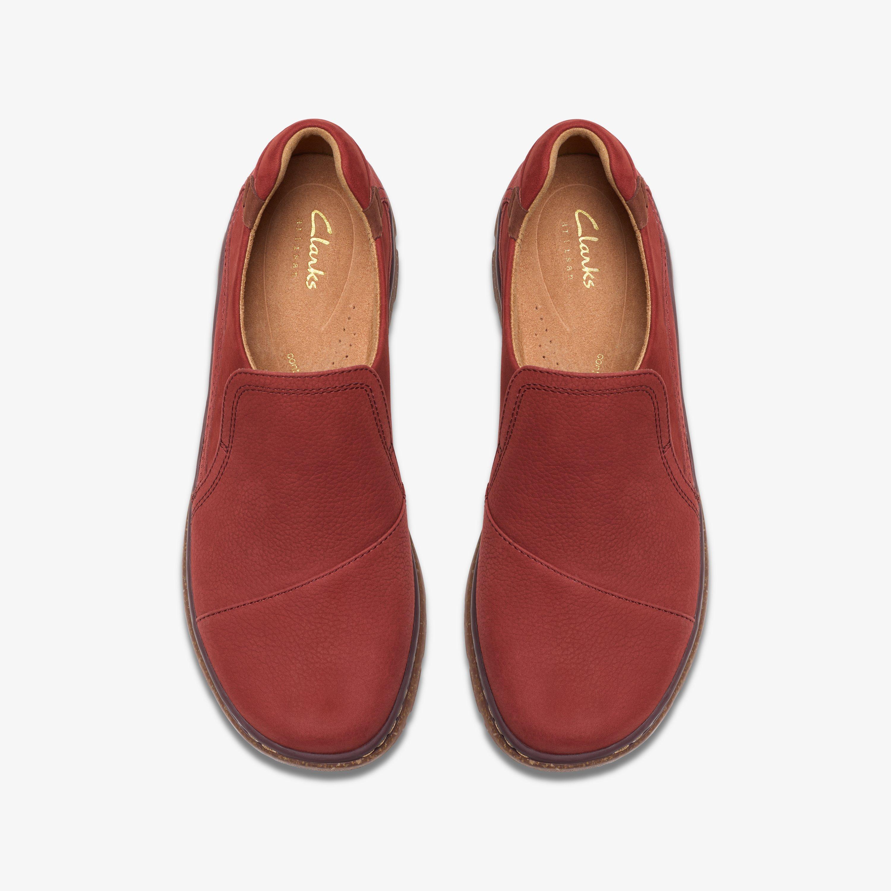 Womens Orlene Slip Chestnut Nubuck Slip-Ons | Clarks