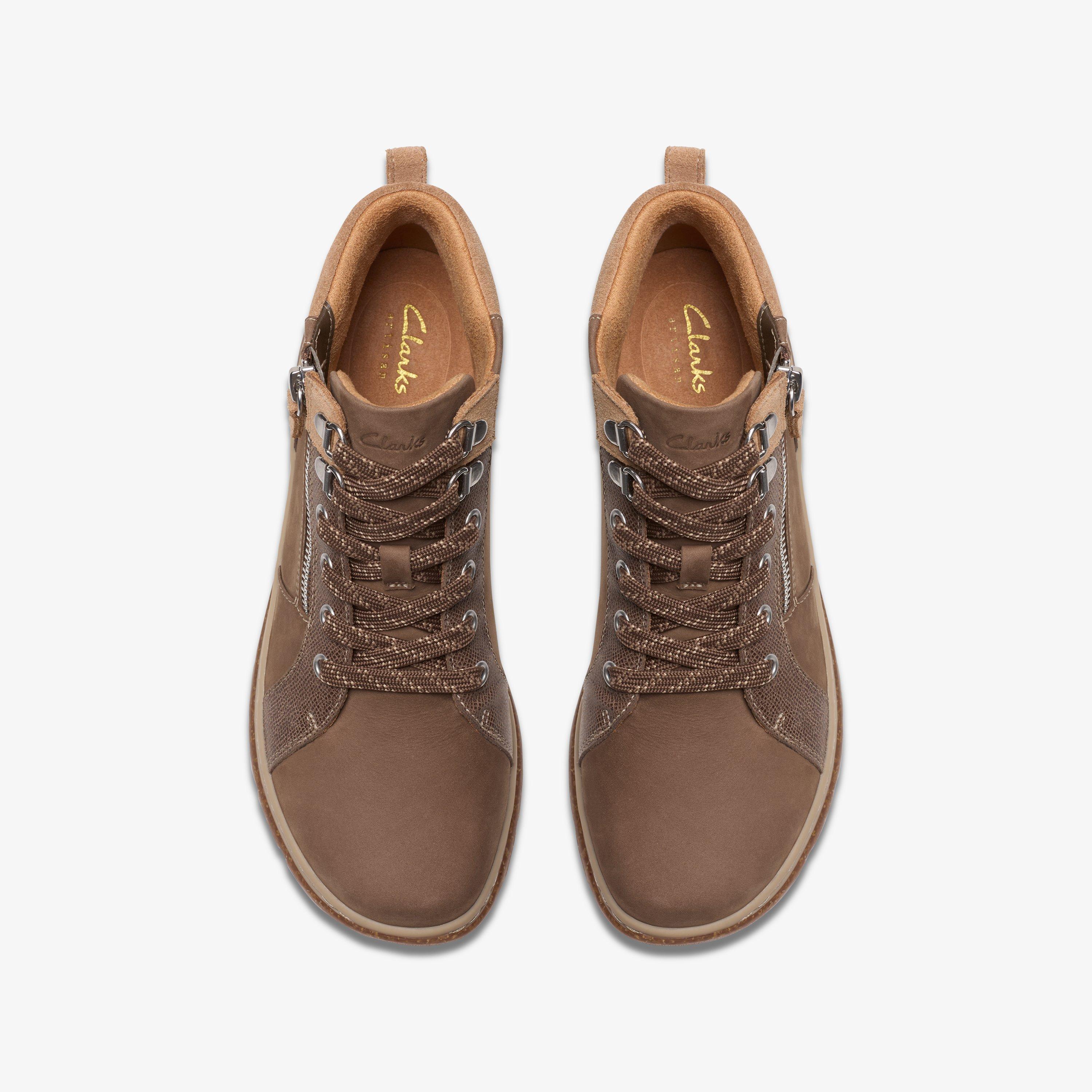 Women's Orlene Top WP Dark Sand Nubuck Chelsea Boots | Clarks