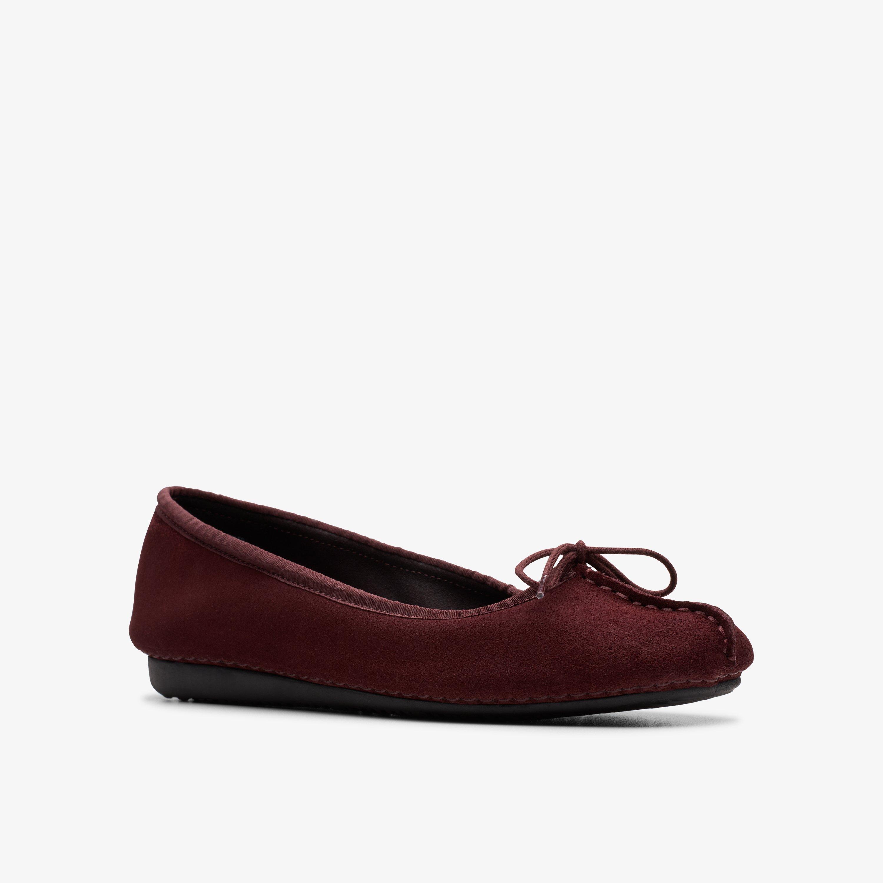 Womens Freckle Ice Merlot Suede Pumps, Slip Ons, Ballet Pumps Shoes ...