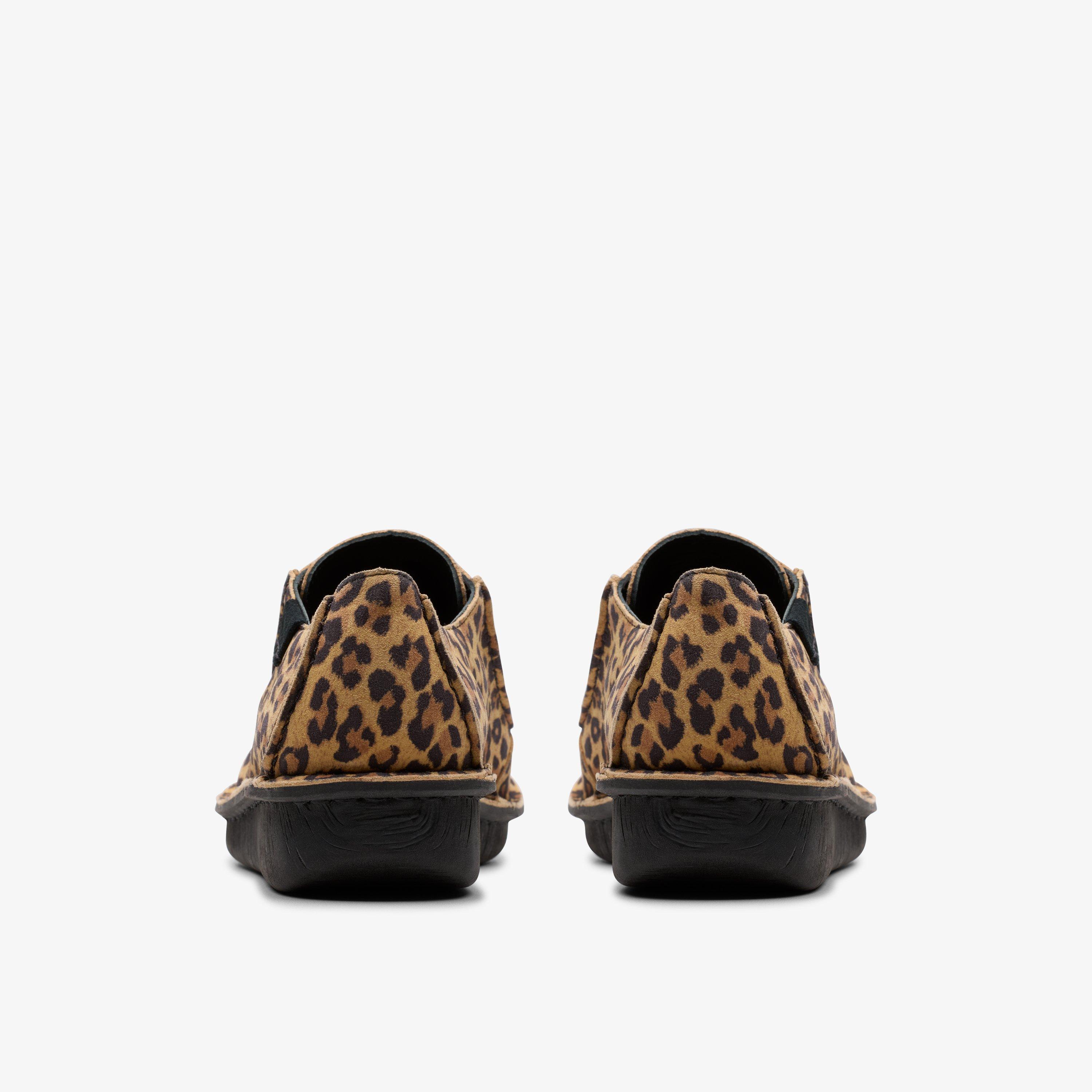 Womens Funny Dream Leopard Suede Lace Up Shoes | Clarks UK