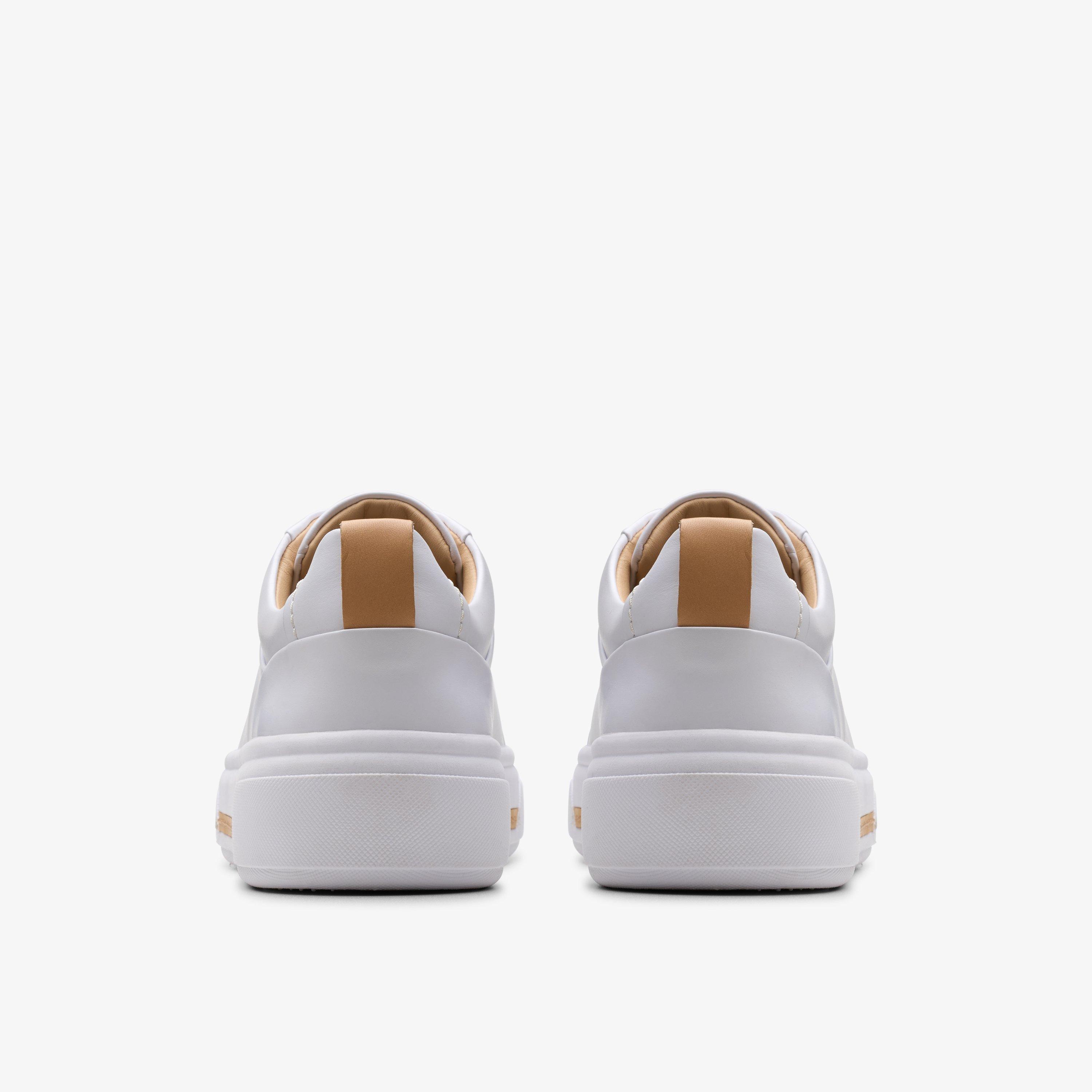 Womens Hollyhock Walk White Leather Loafers | Clarks