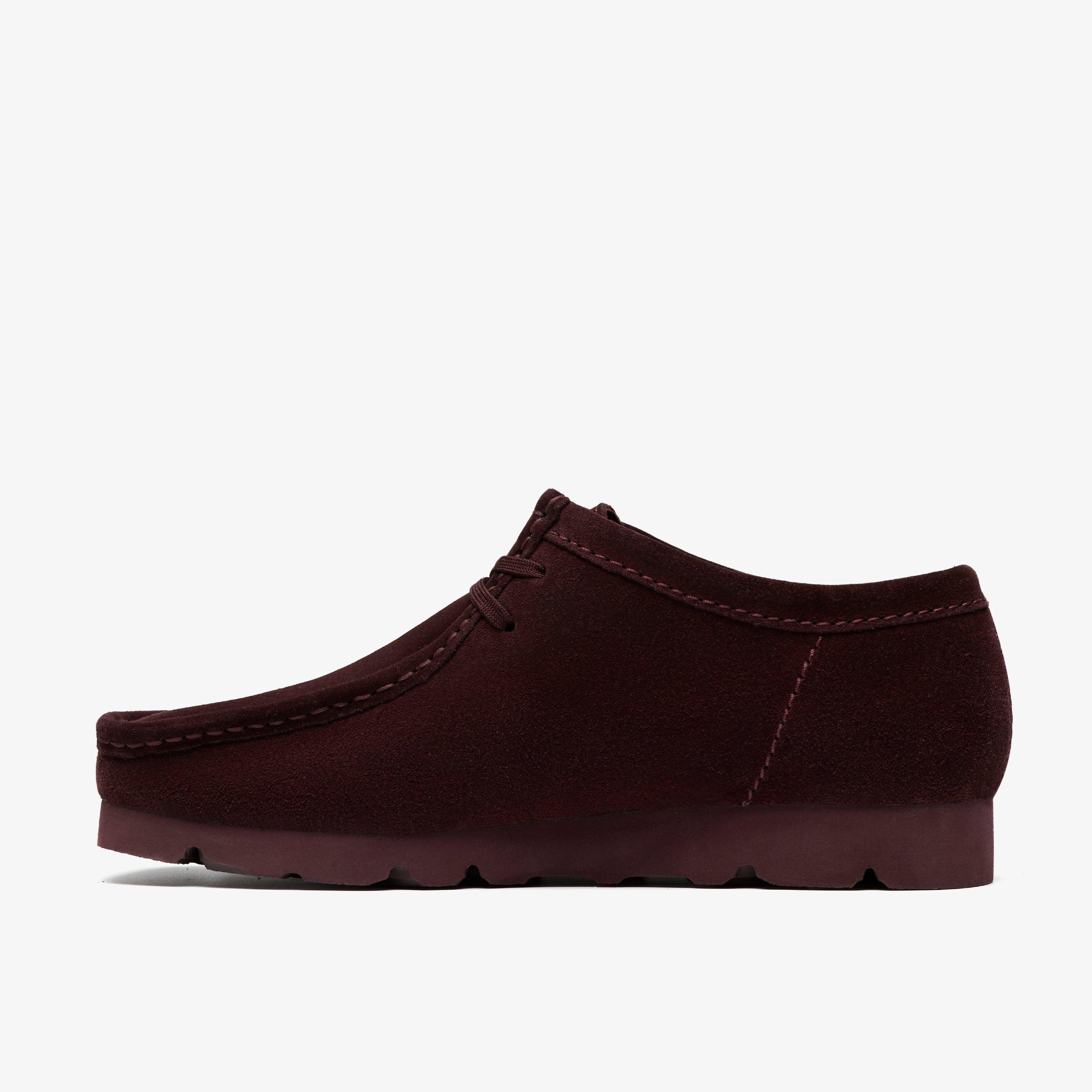 Chaussures à lacets Wallabee GORE-TEX en daim raisin violet pour hommes ...