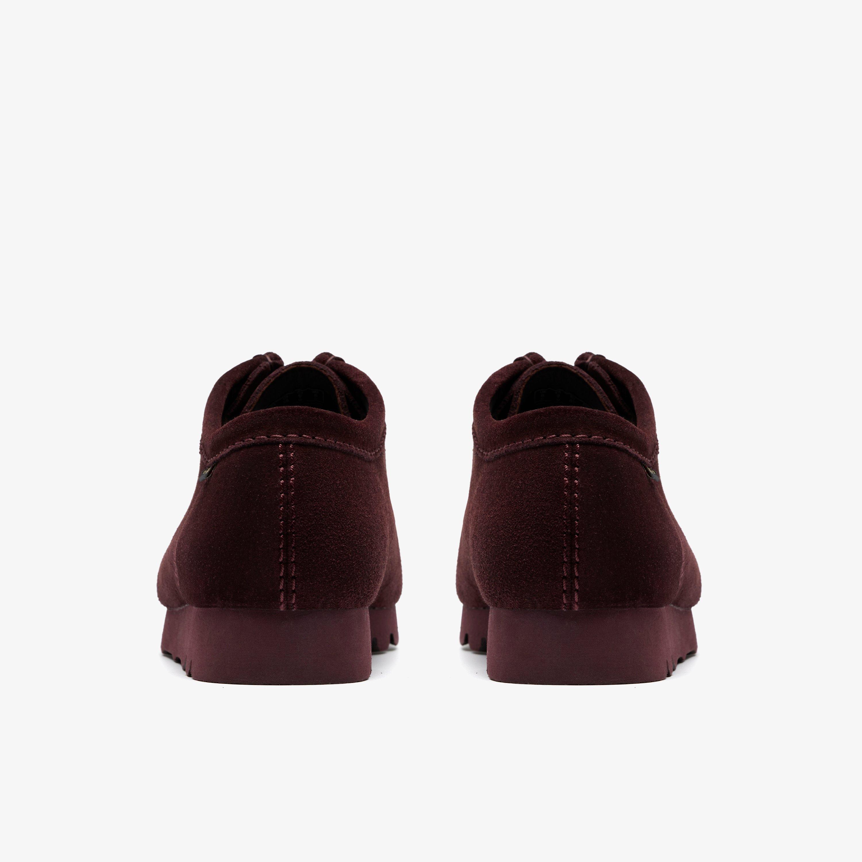 Chaussures à lacets Wallabee GORE-TEX en daim raisin violet pour hommes ...
