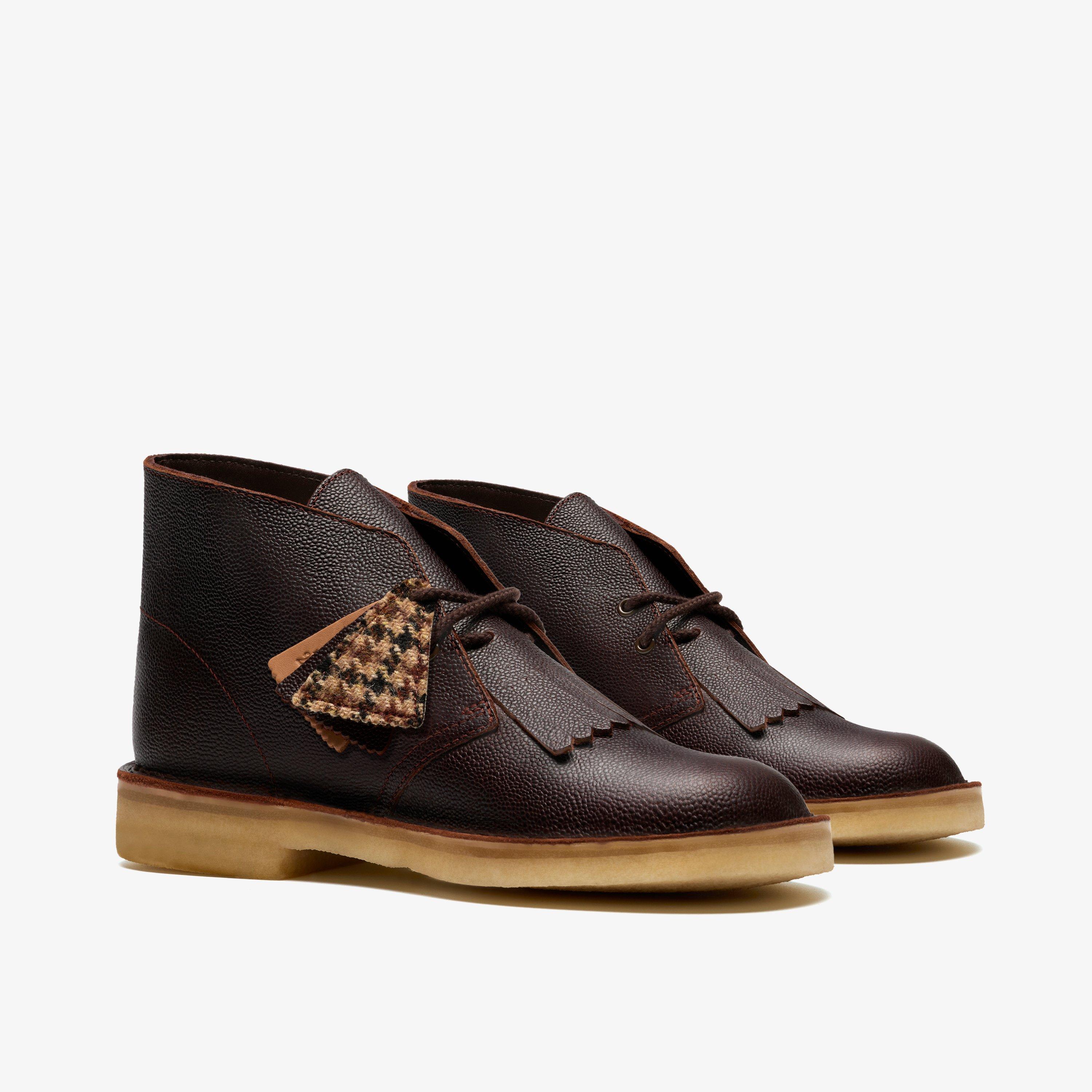 Mens Brown Scotch Grain Desert Boot | Clarks