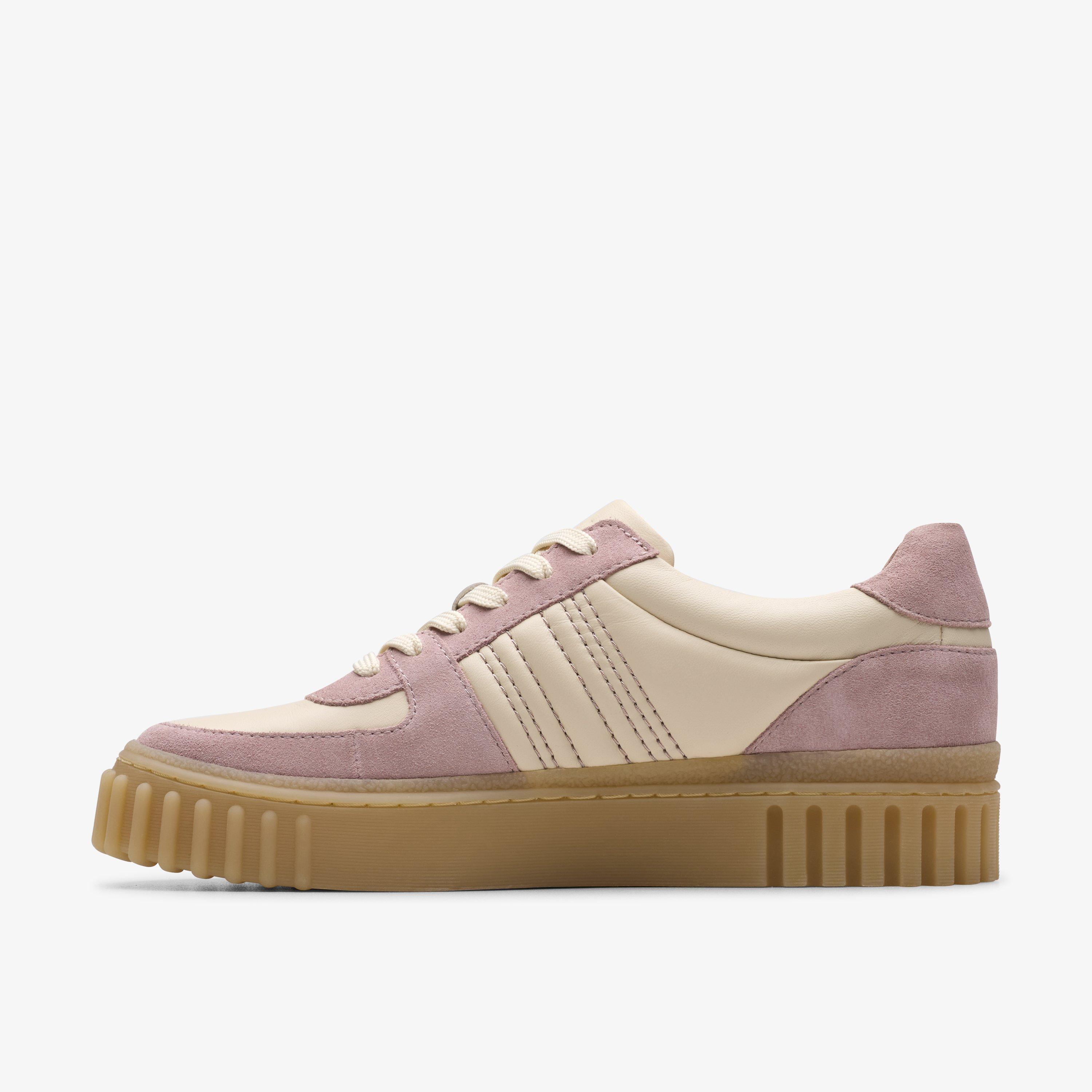 Womens Mayhill Lace Light Pink Combination Trainers Trainers | Clarks UK