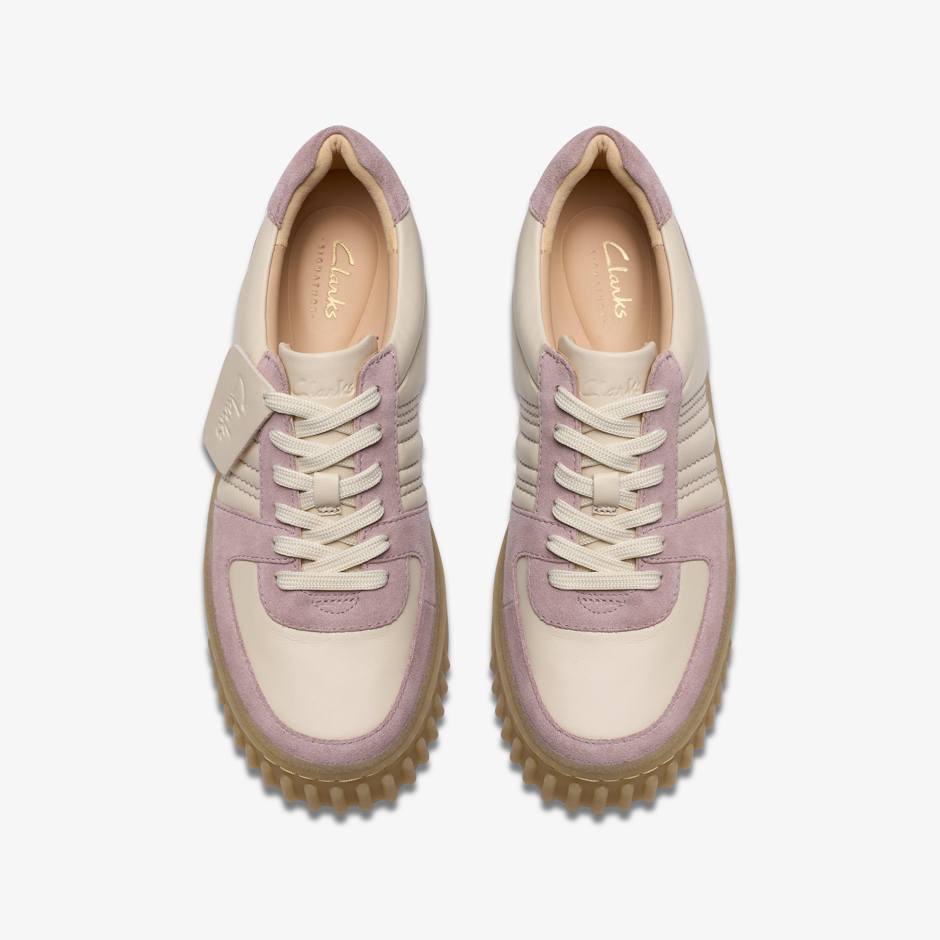 Womens Mayhill Lace Light Pink Combination Trainers Trainers | Clarks UK