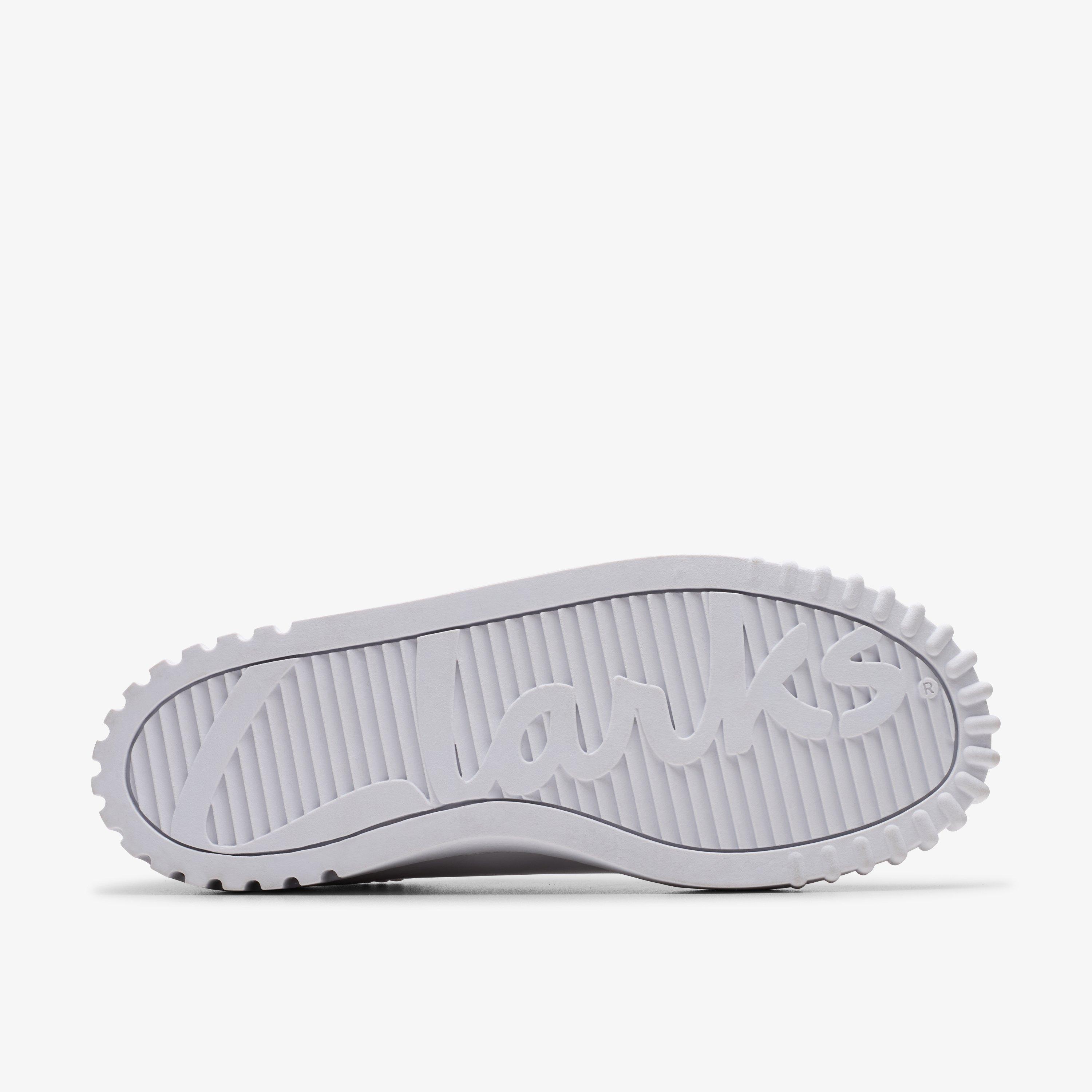 Womens Mayhill Walk White Leather Sneakers | Clarks