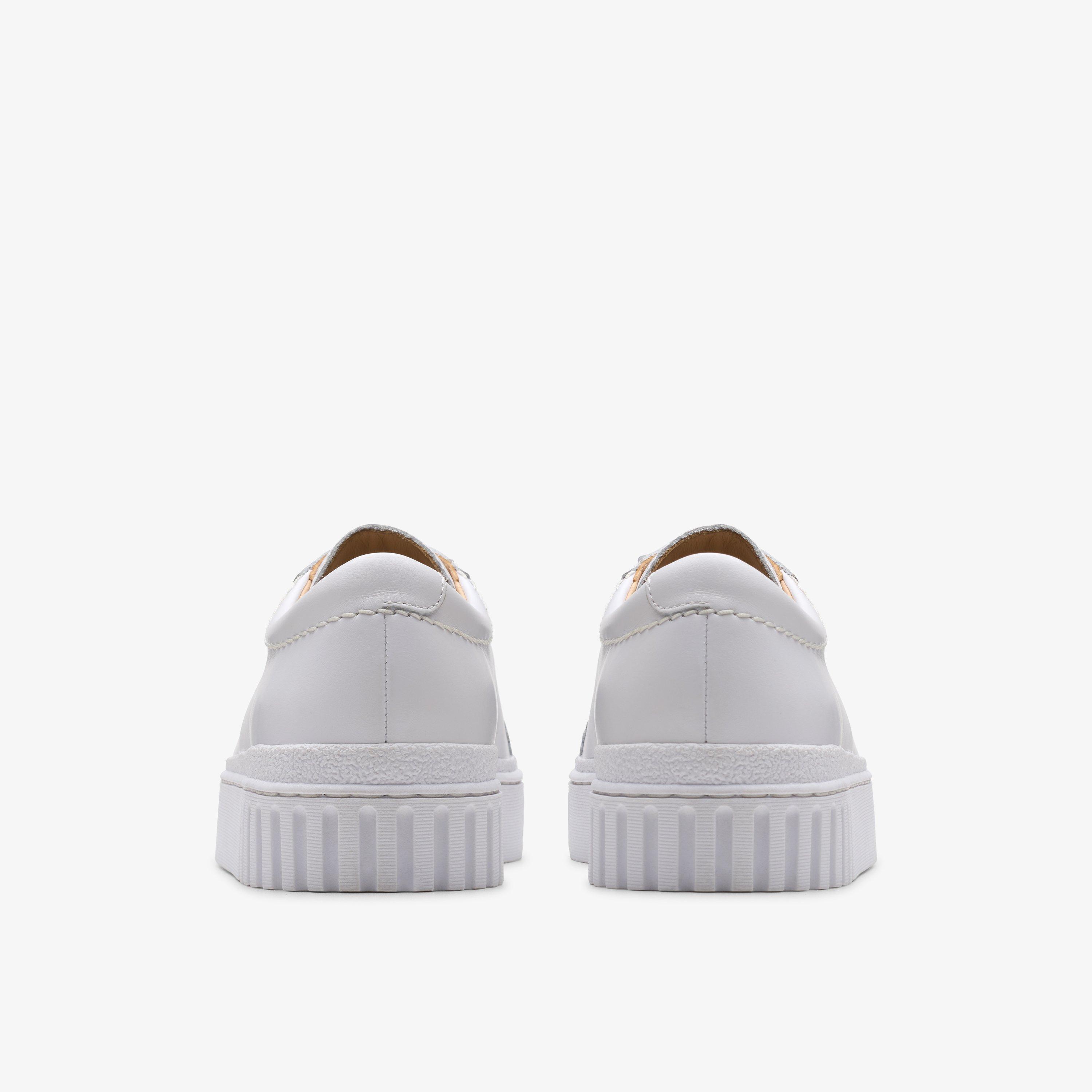 Womens Mayhill Walk White Leather Sneakers | Clarks