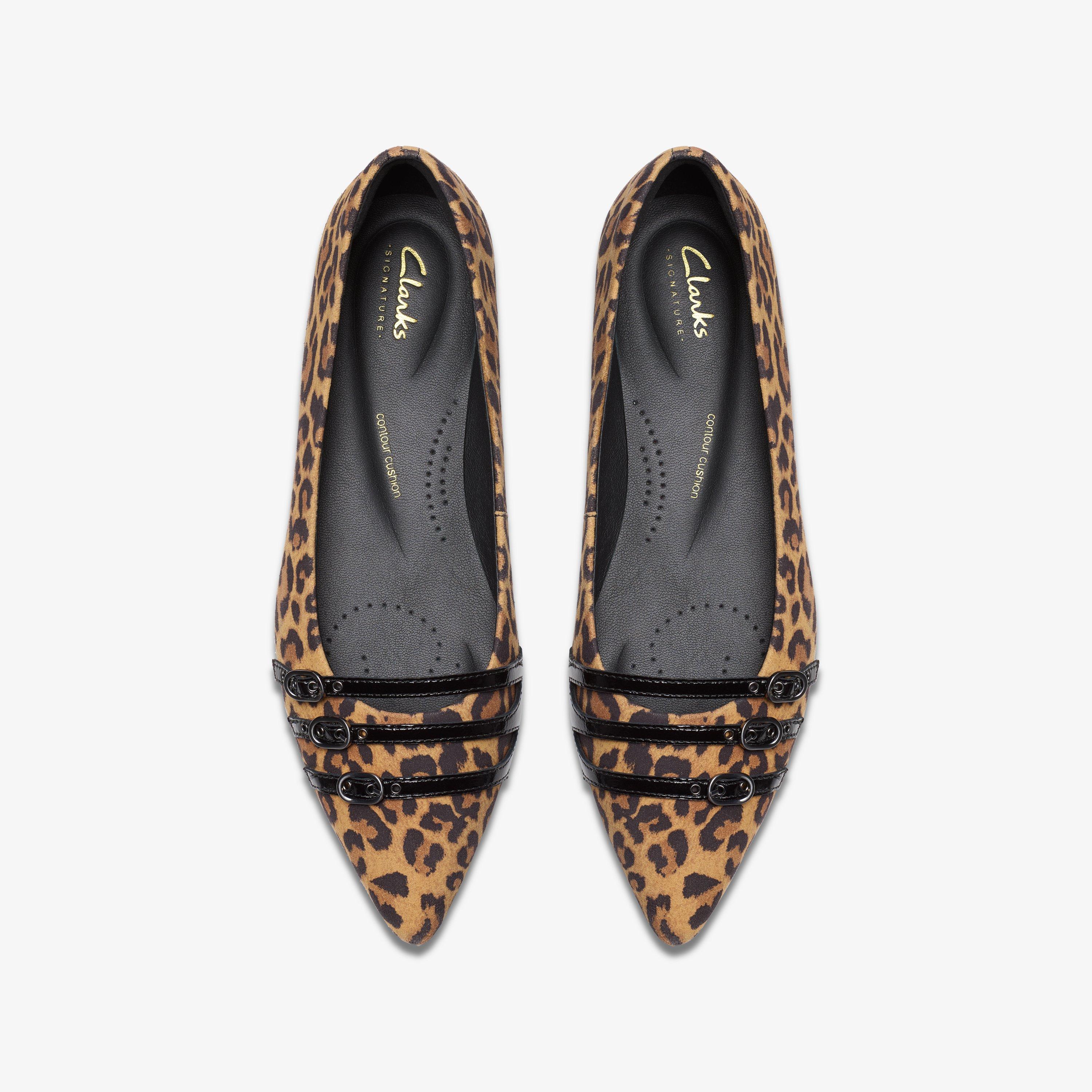 Womens Sensa 15 Strap Leopard Suede Mary Jane Shoes | Clarks