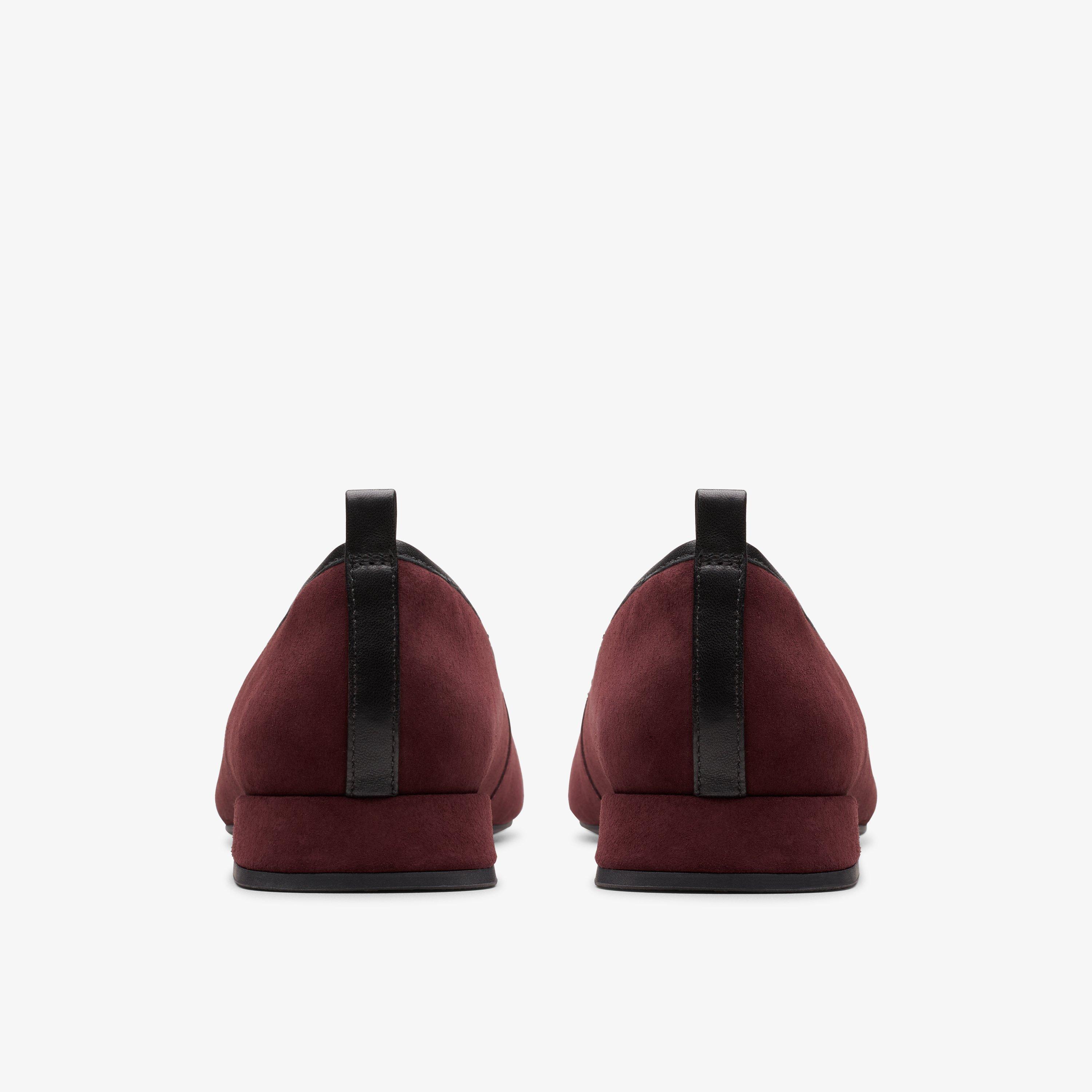 Womens Ubree15 Poppy Merlot Combination Ballet Flats | Clarks