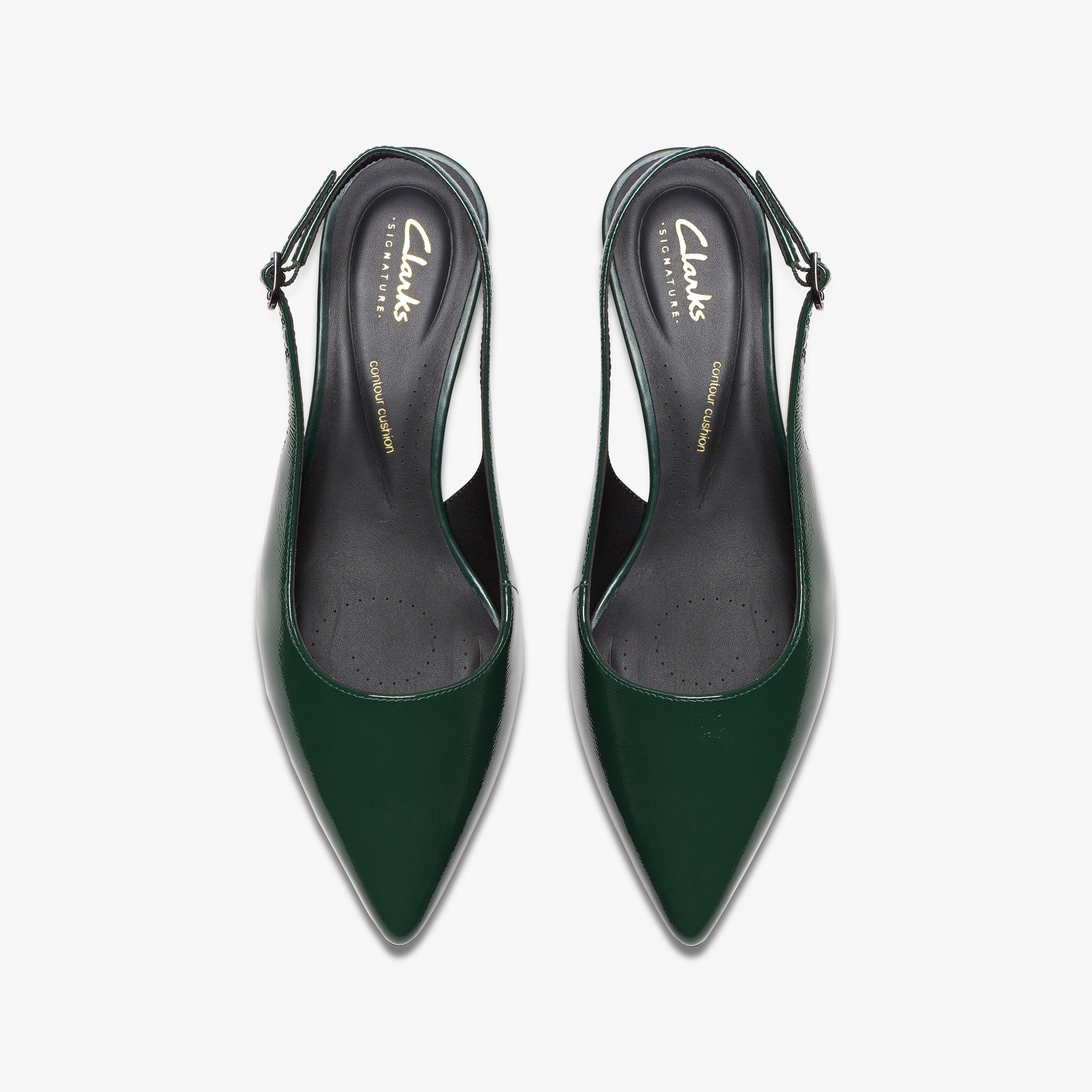 Womens Zarey Sling Dark Green None | Clarks