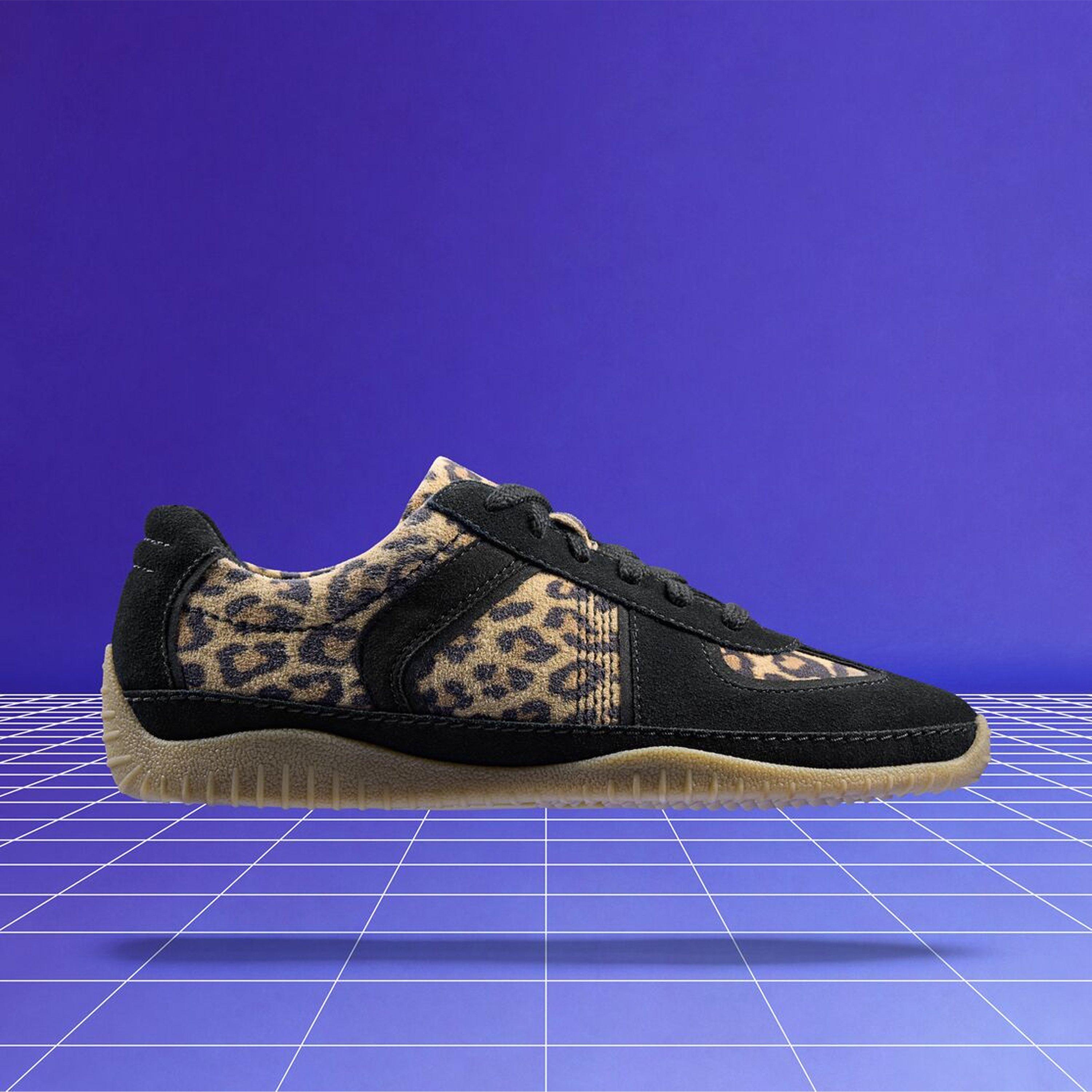 Baskets Femme Meridor Lo Imprimé Léopard Combinaison | Clarks