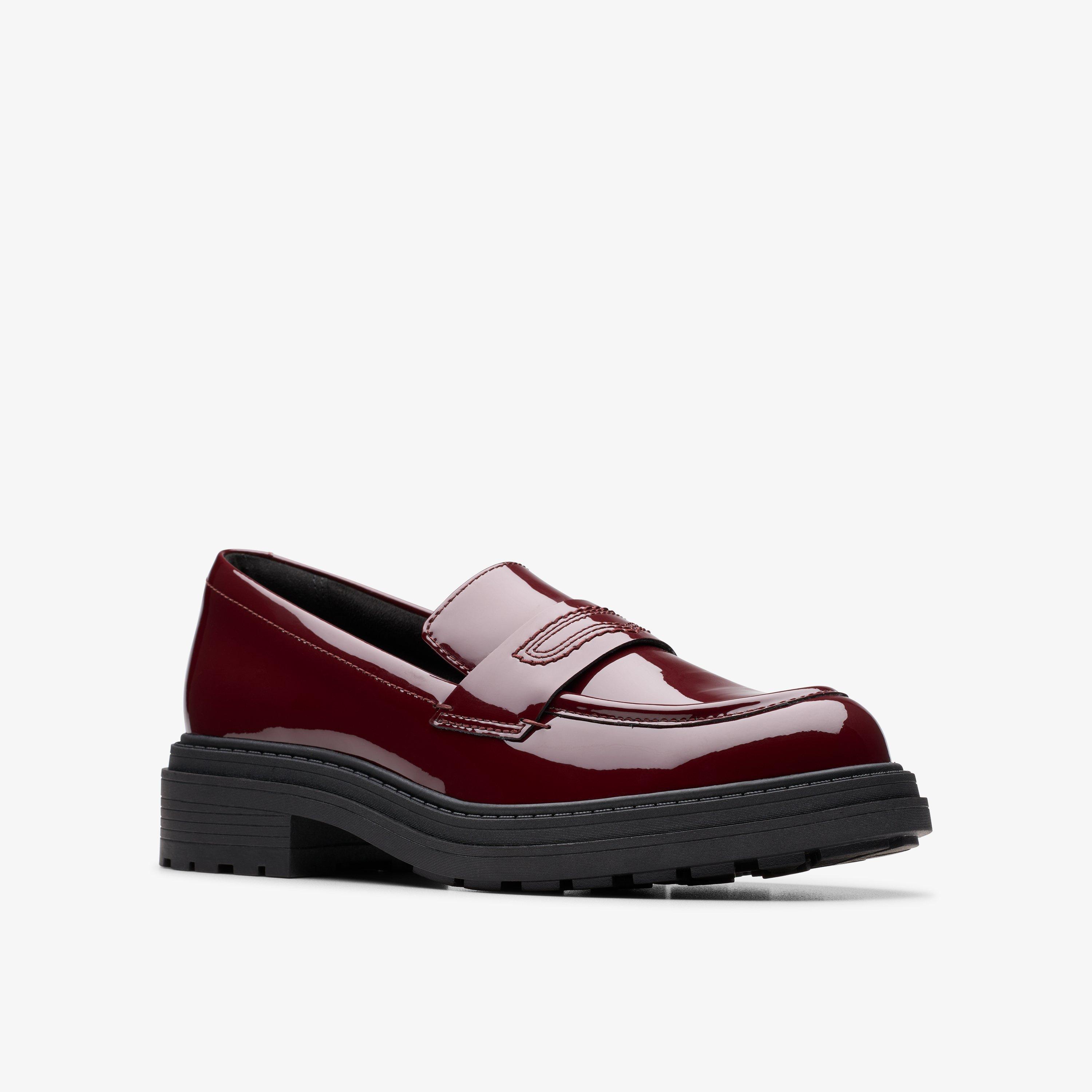 Womens Orinoco3 Edge Burgundy Patent Loafers | Clarks