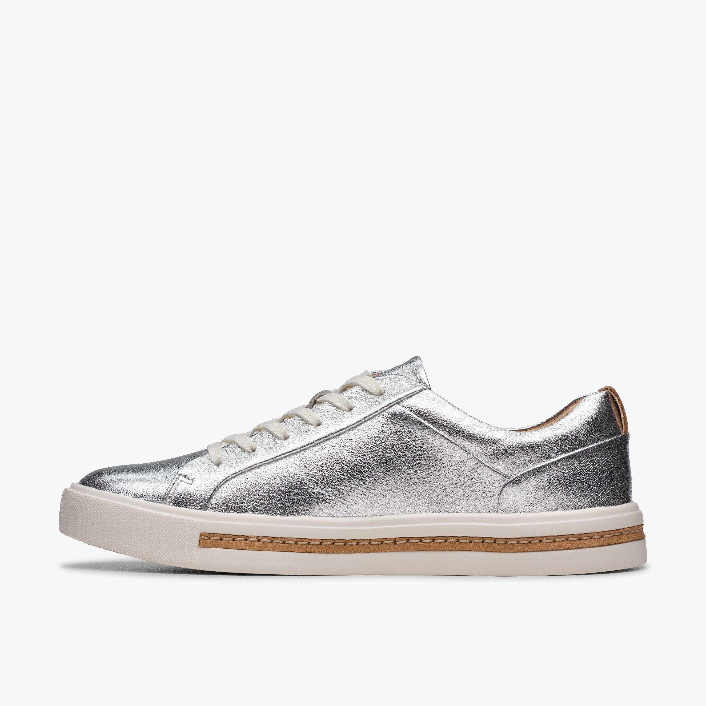 Womens Un Maui Lace Metallic Trainers | Clarks EU