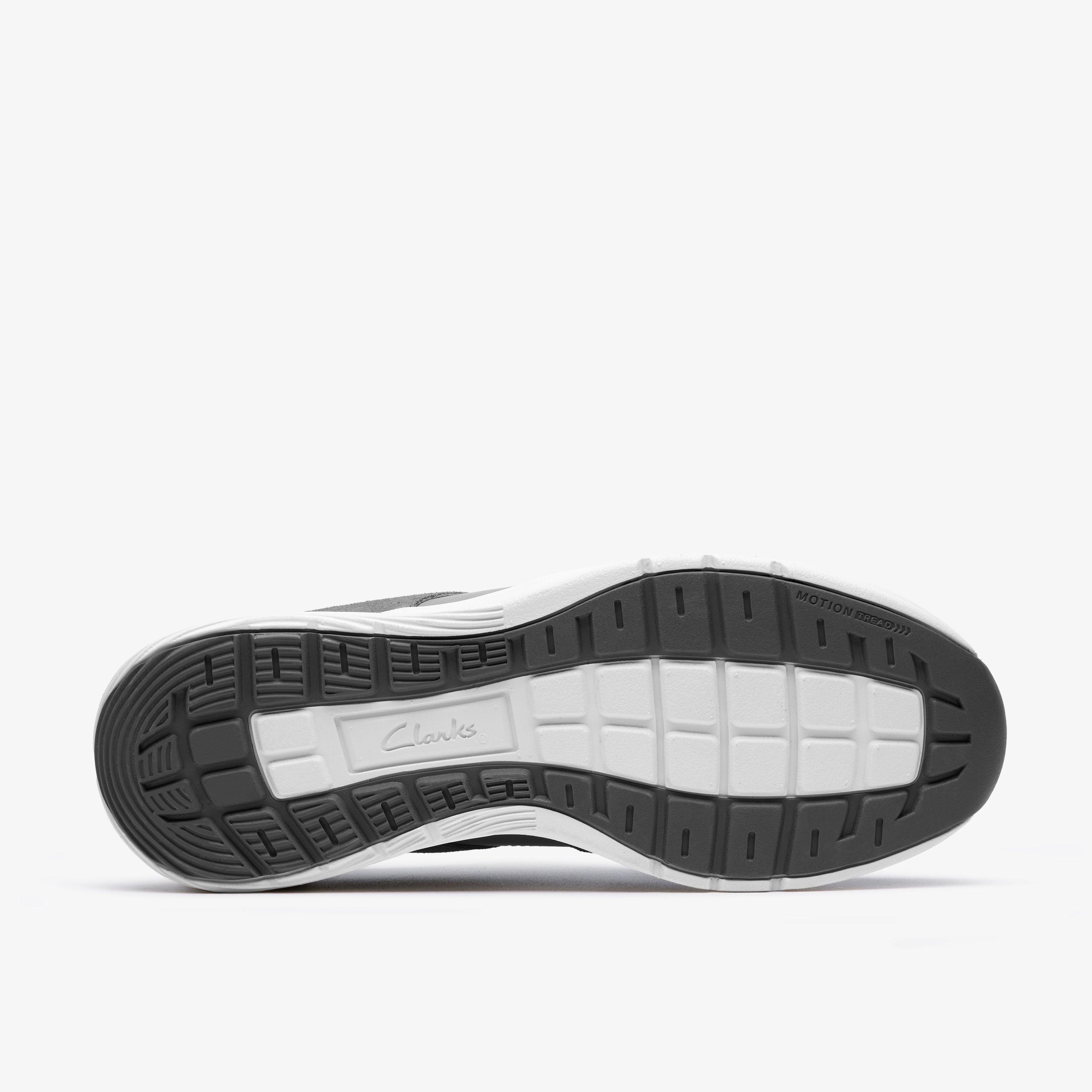 Mens Motion Trek Go Grey Sneakers | Clarks