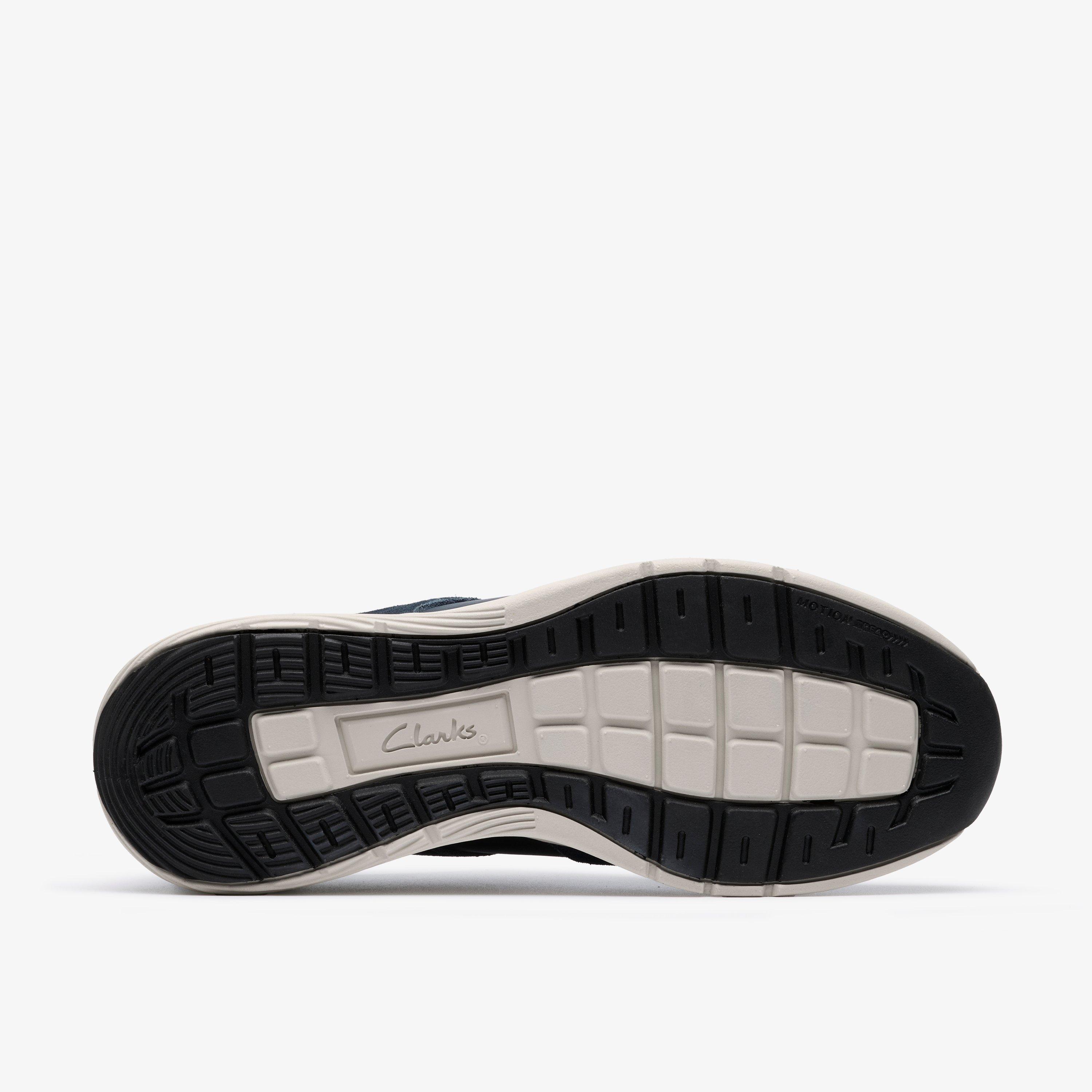 Mens Motion Trek Go Navy Sneakers | Clarks