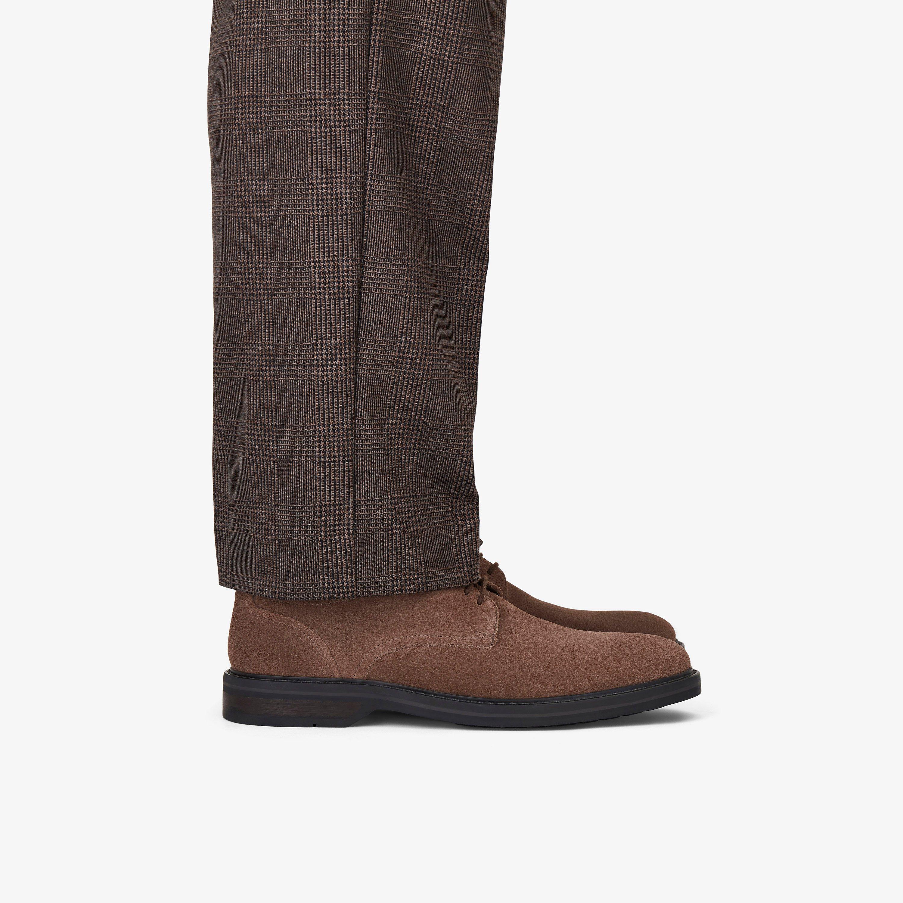 Mens Aldwin Lace Brown Suede Oxfords | Clarks