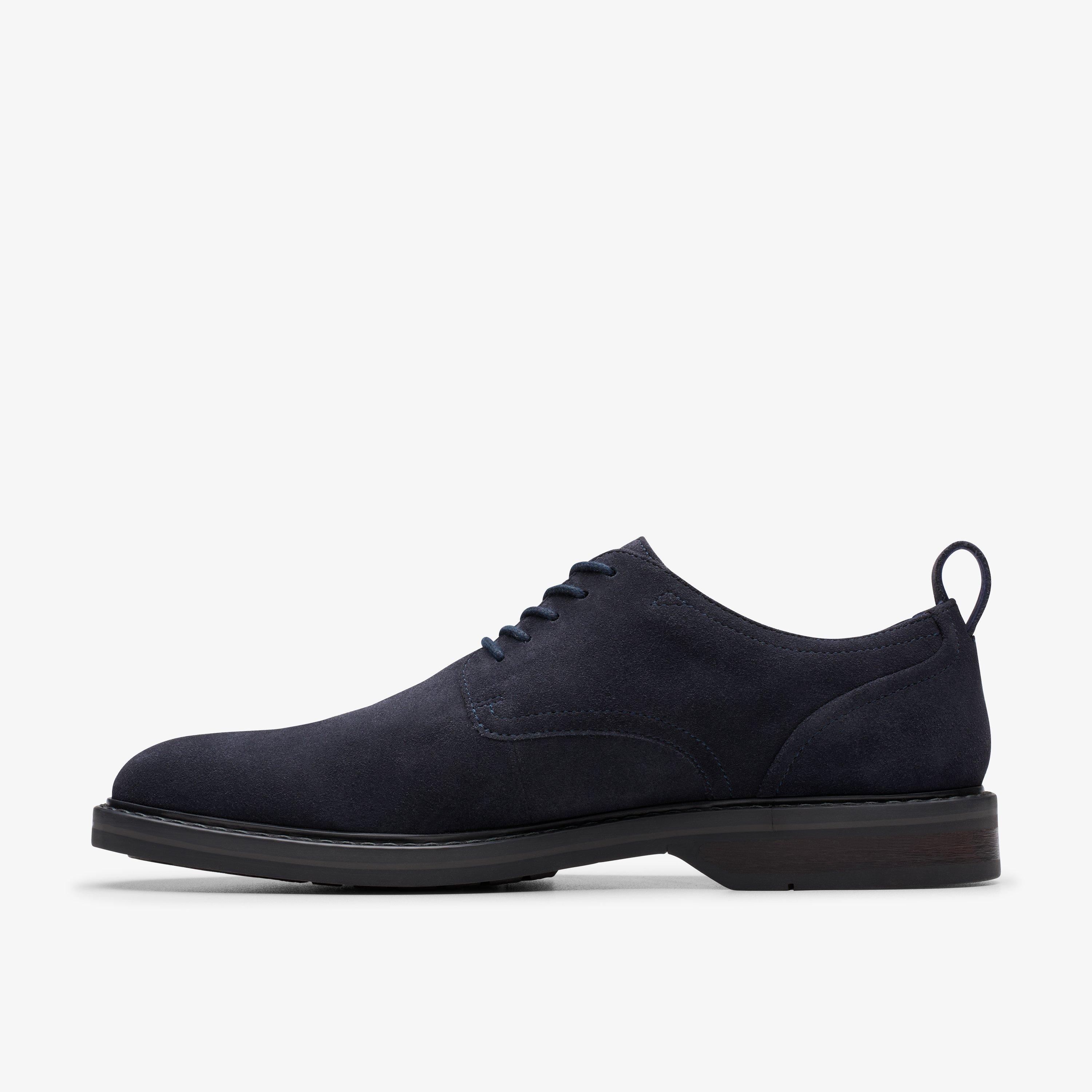 Chaussures Derby à lacets en daim bleu marine pour hommes Aldwin Lace ...