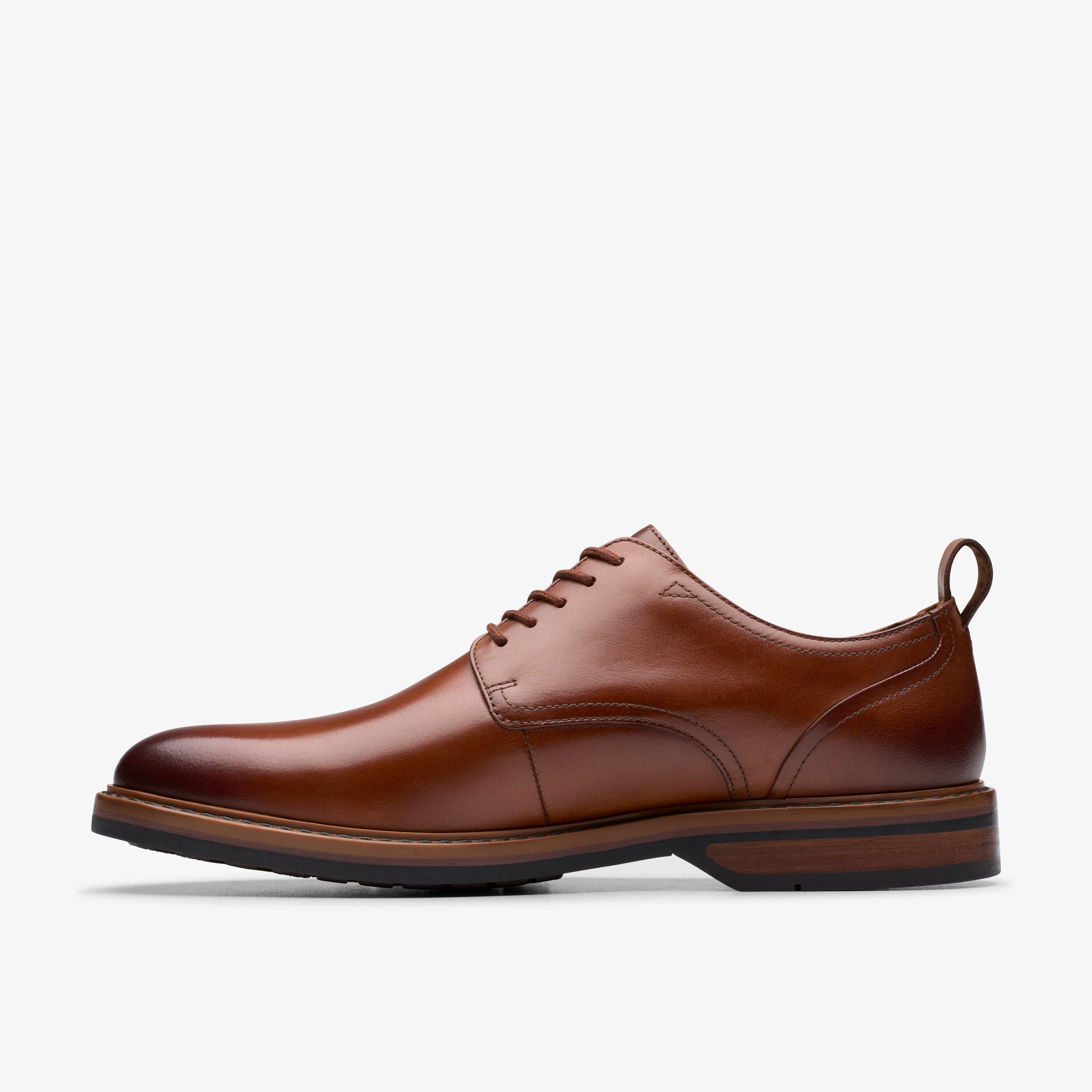 Mens Aldwin Lace Tan Leather Oxfords | Clarks