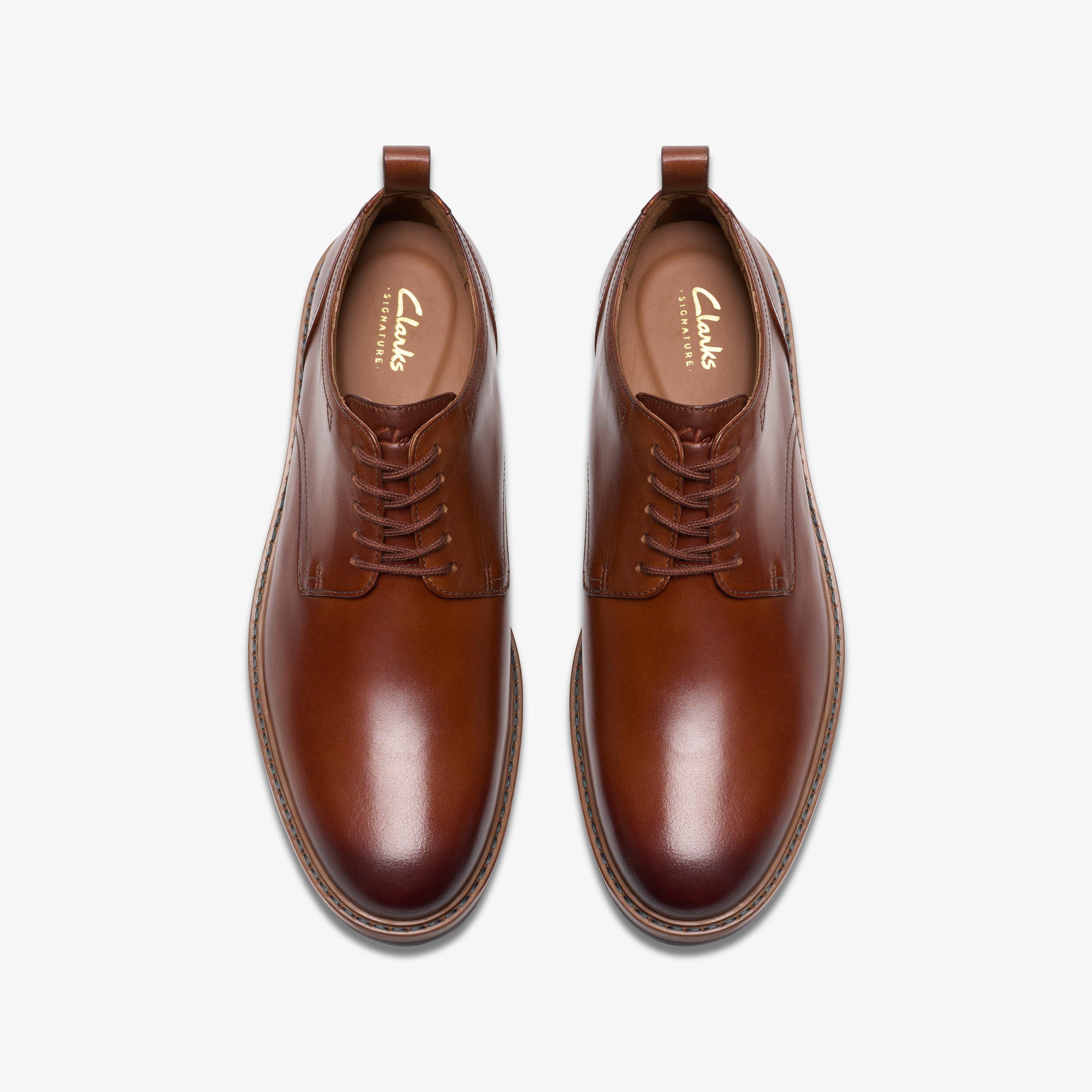 Men's Aldwin Lace Tan Leather Oxfords | Clarks