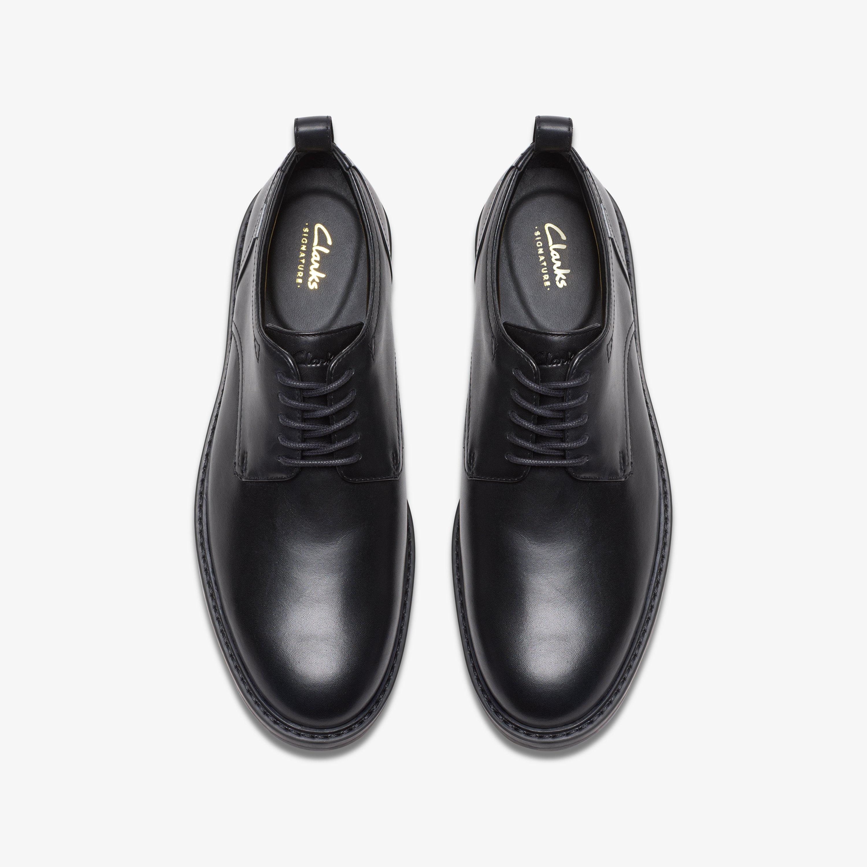 Scarpe stringate derby in pelle nera GORE-TEX da uomo Aldwin Lace | Clarks