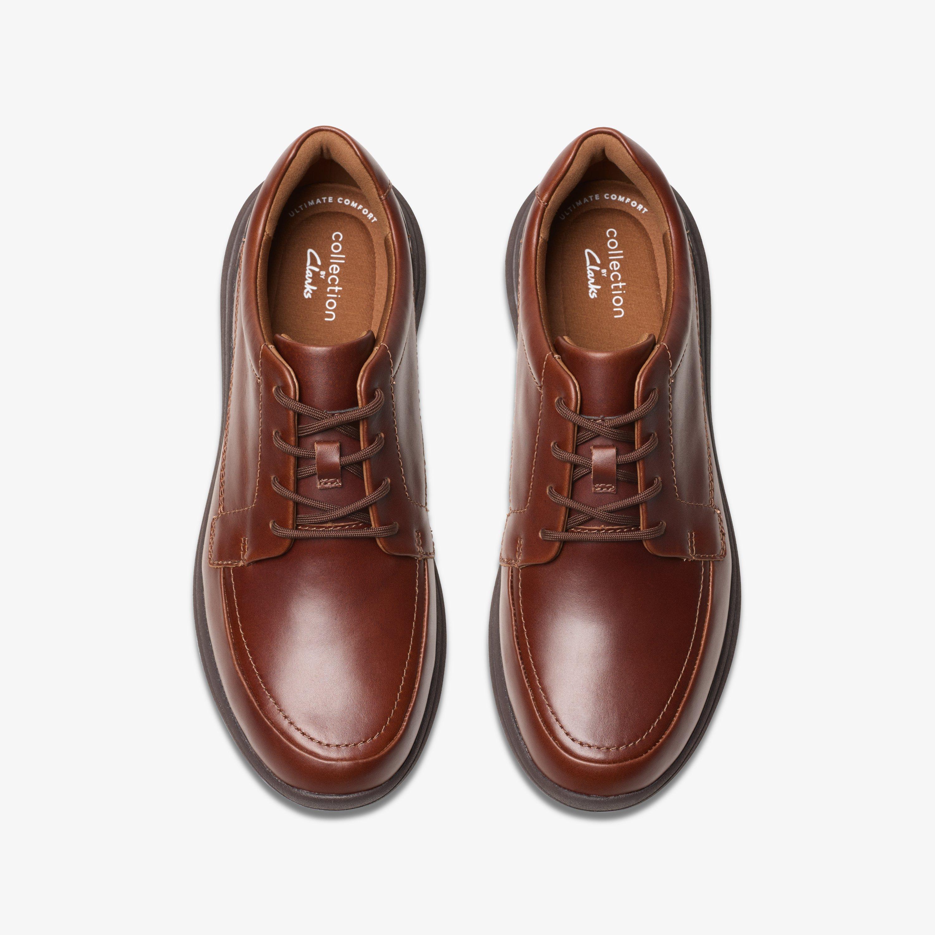 Chaussures à lacets en cuir brun foncé pour hommes Watchet Lace | Clarks