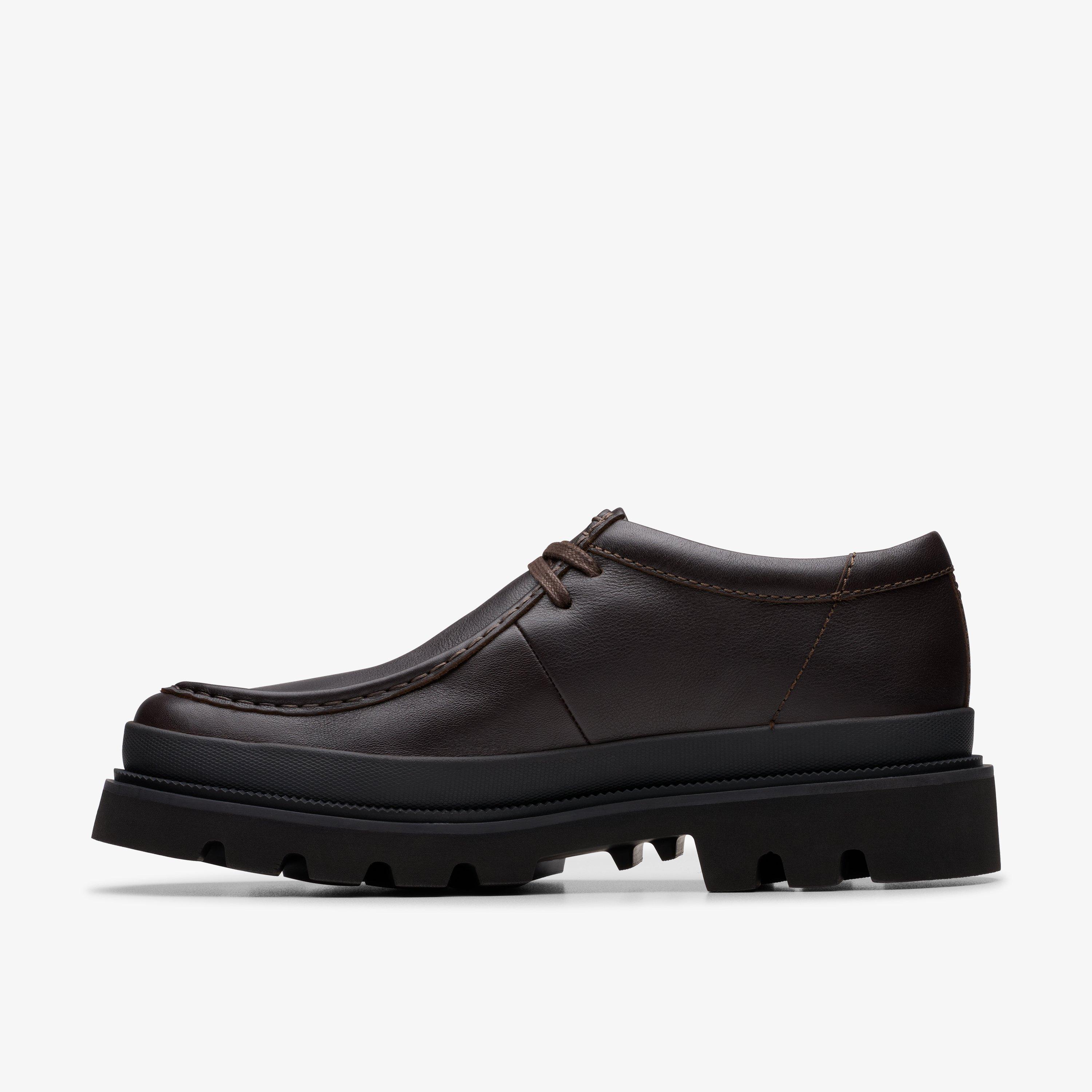 Mens Badell Seam Brown Leather Lace Up Shoes | Clarks