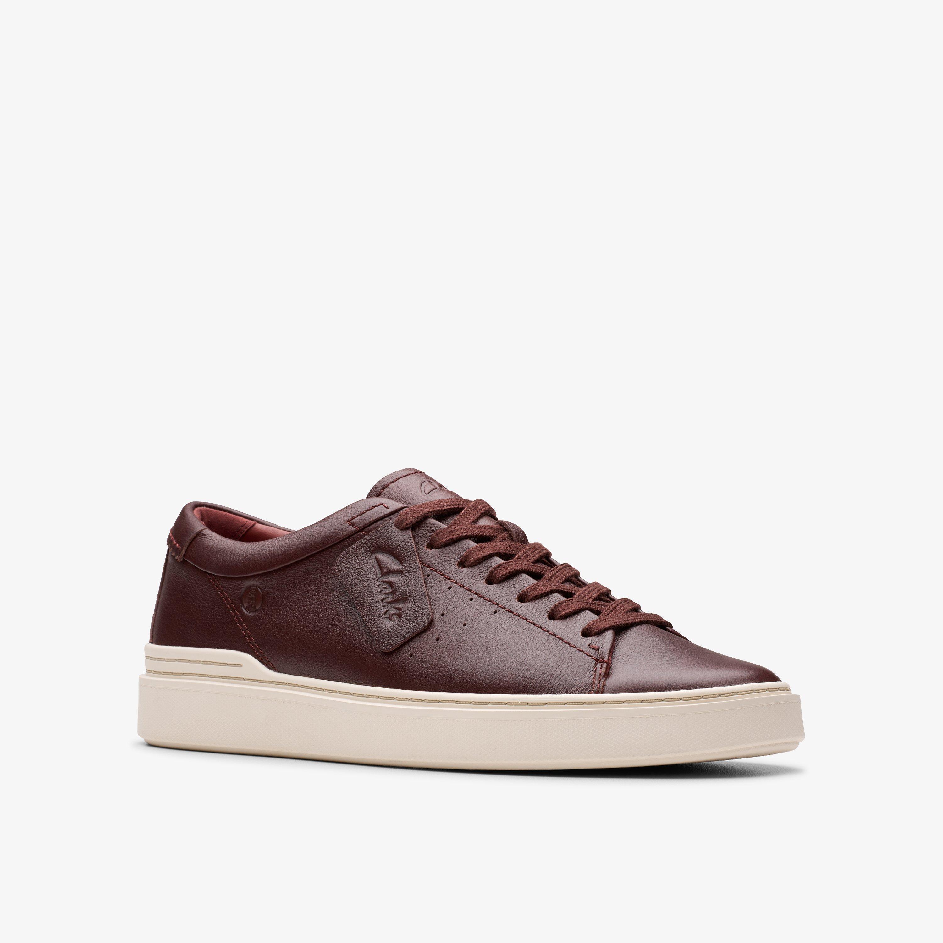 Mens Craft Swift Brown Leather Trainers | Clarks