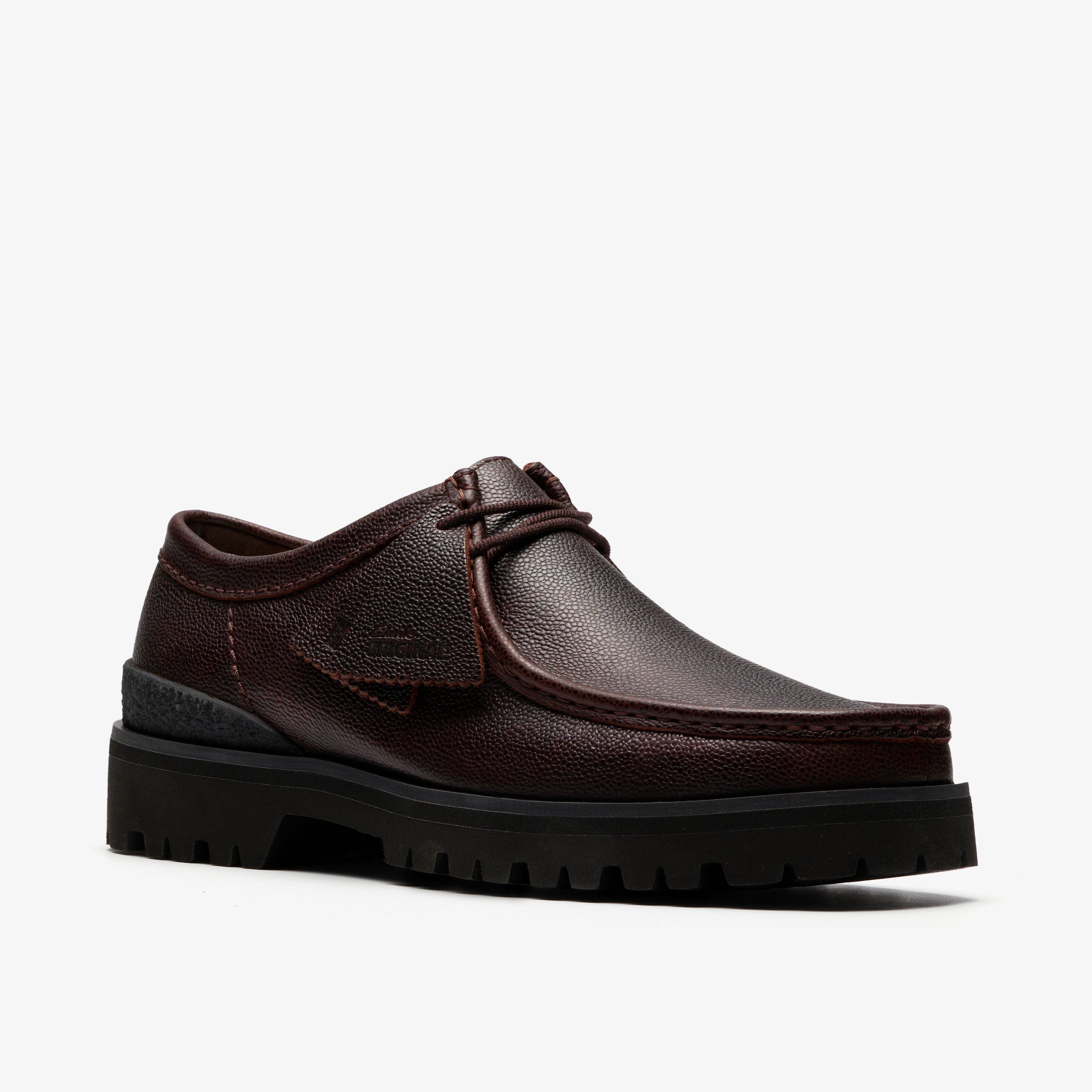 Mens Walla Yukoner Brown Scotch Grain Shoes | Clarks