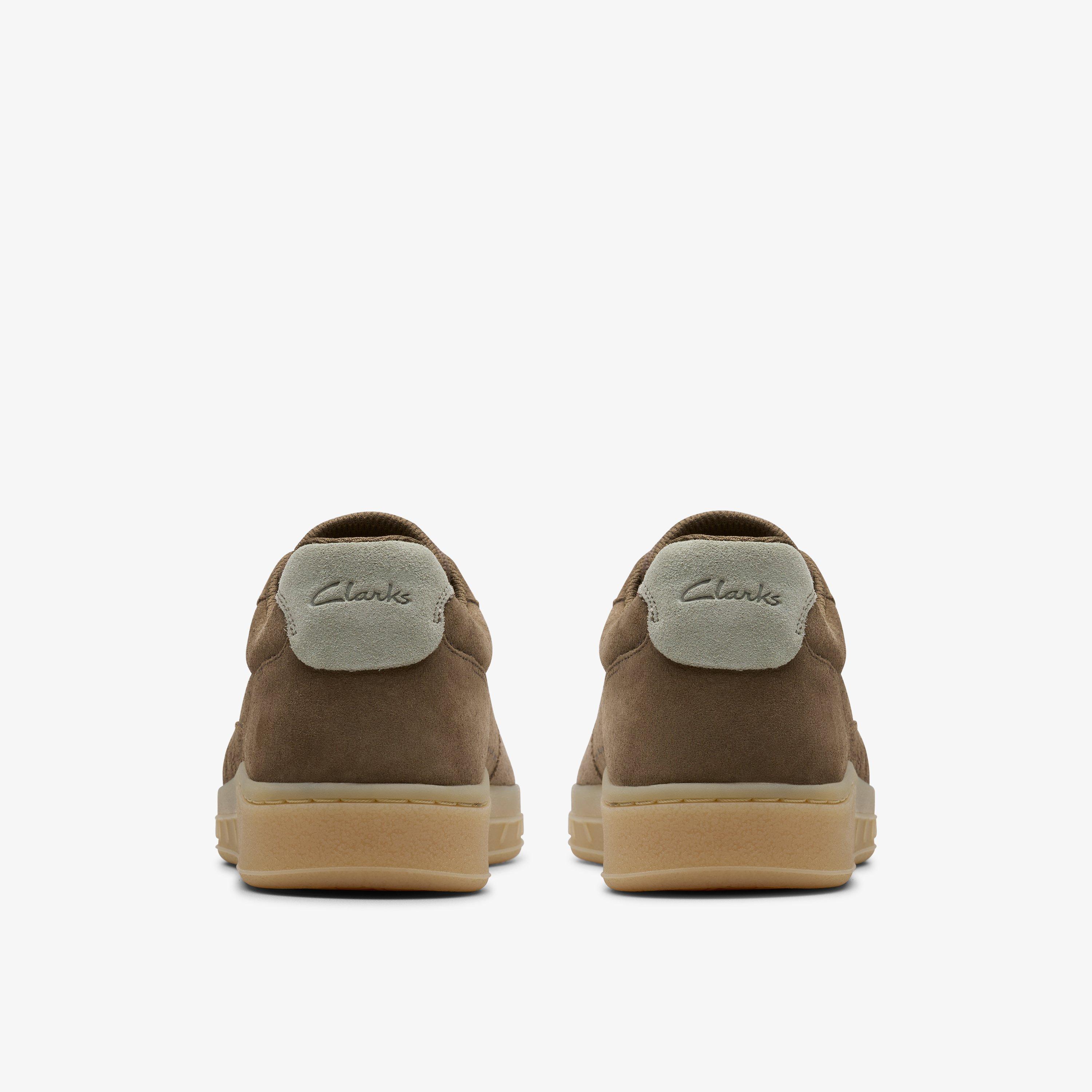 Mens Craft Rally Ace Khaki Combination Sneakers | Clarks