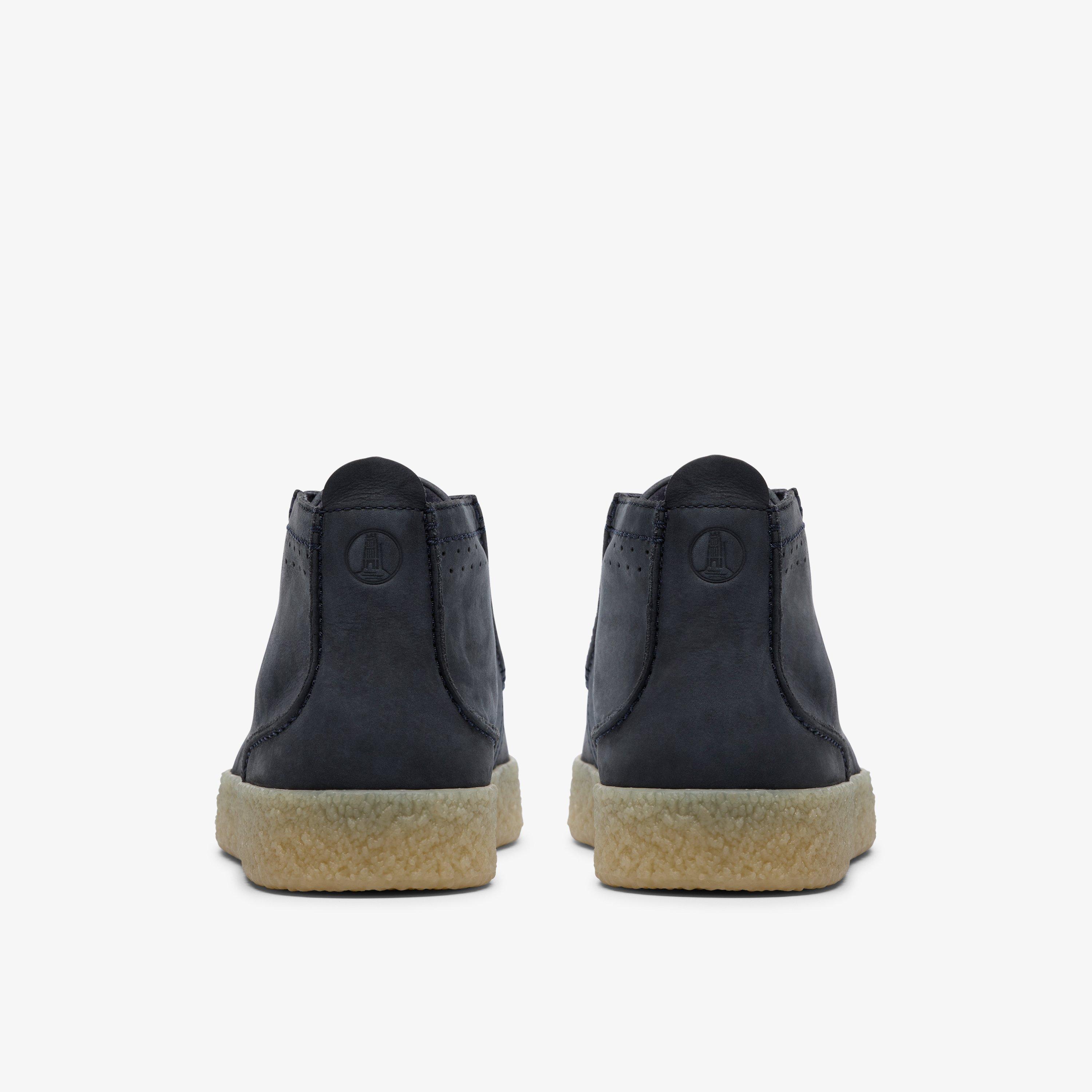 Mocassins Streethill Mid en nubuck bleu marine pour hommes | Clarks