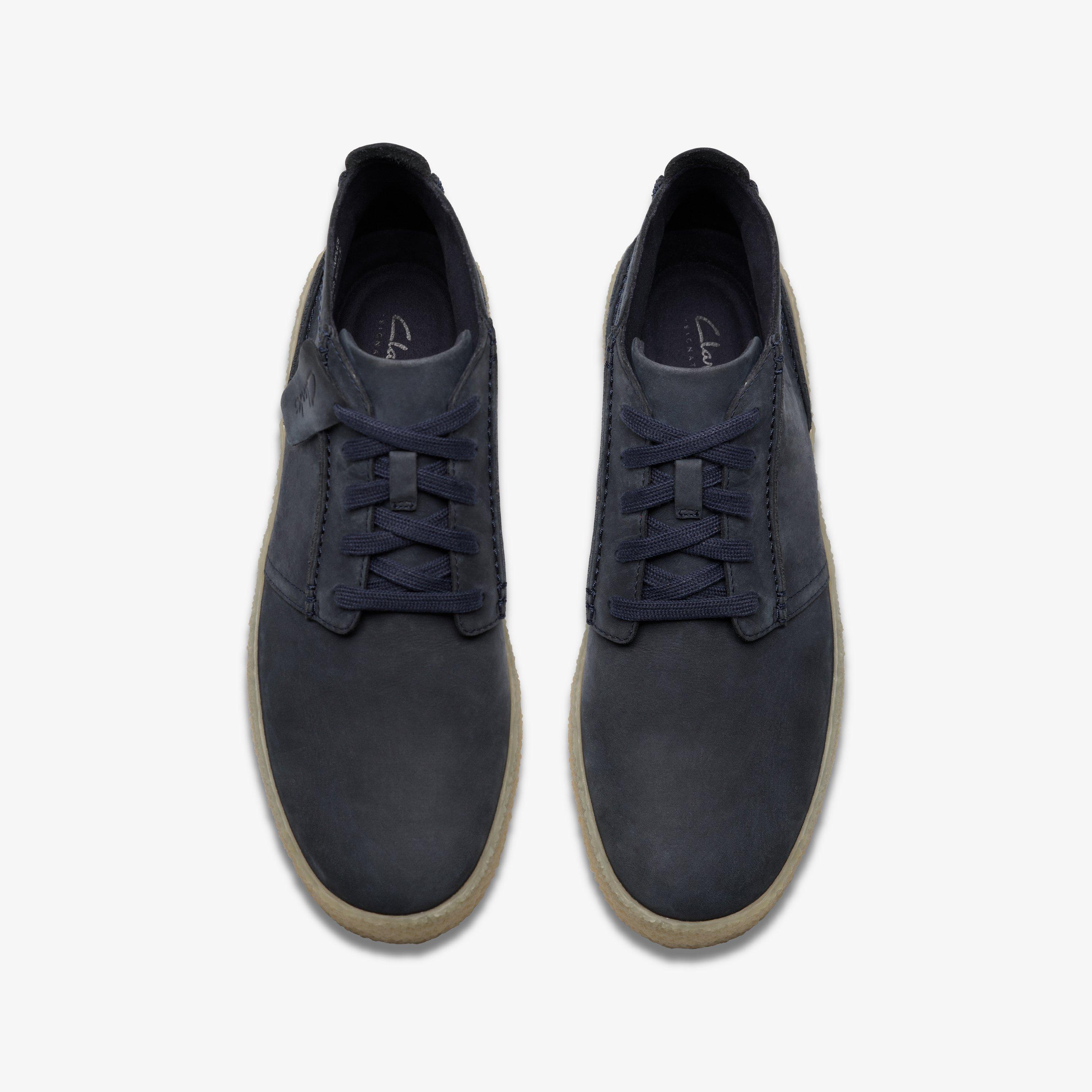 Mocassins Streethill Mid en nubuck bleu marine pour hommes | Clarks