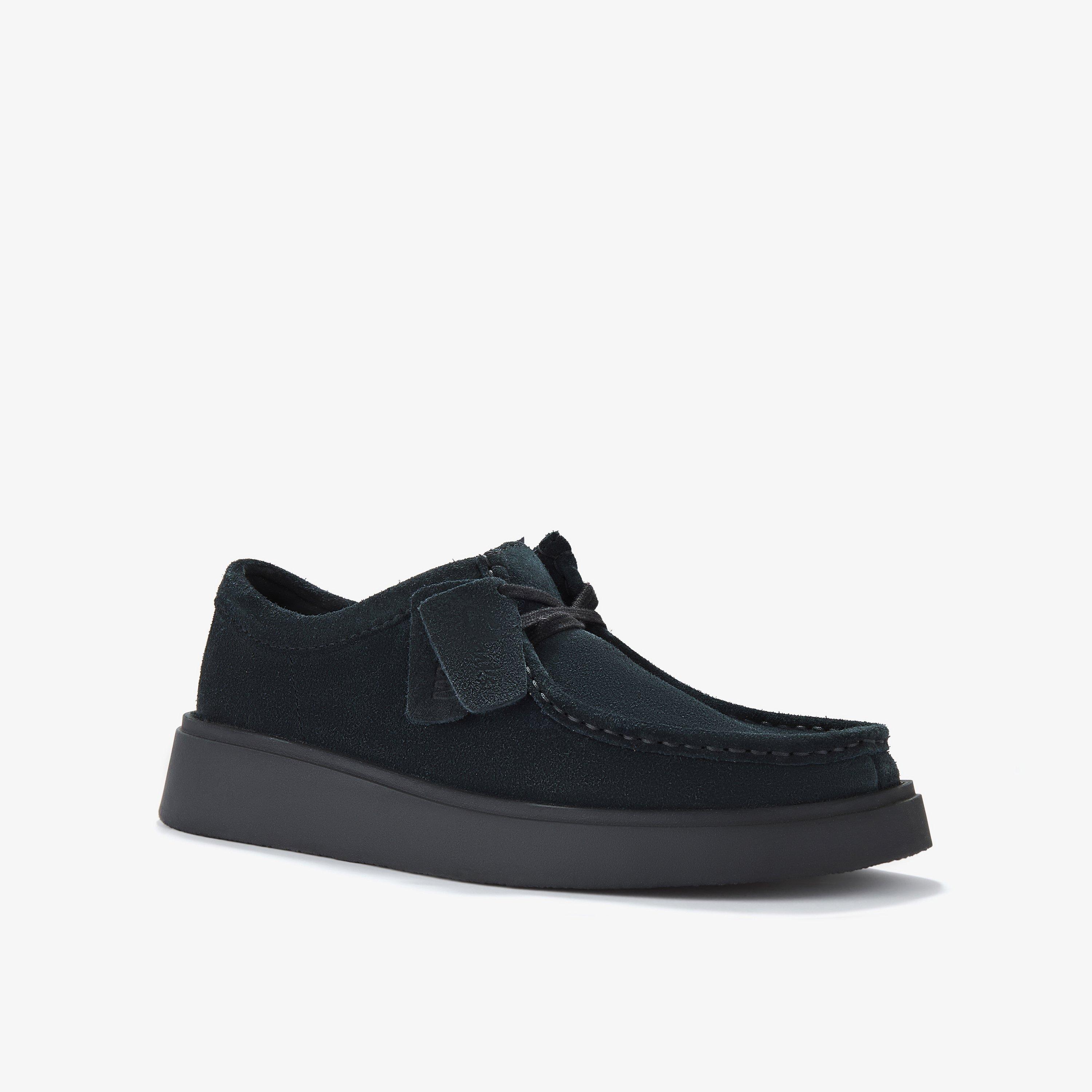 Mens Torview Black Suede Shoes | Clarks