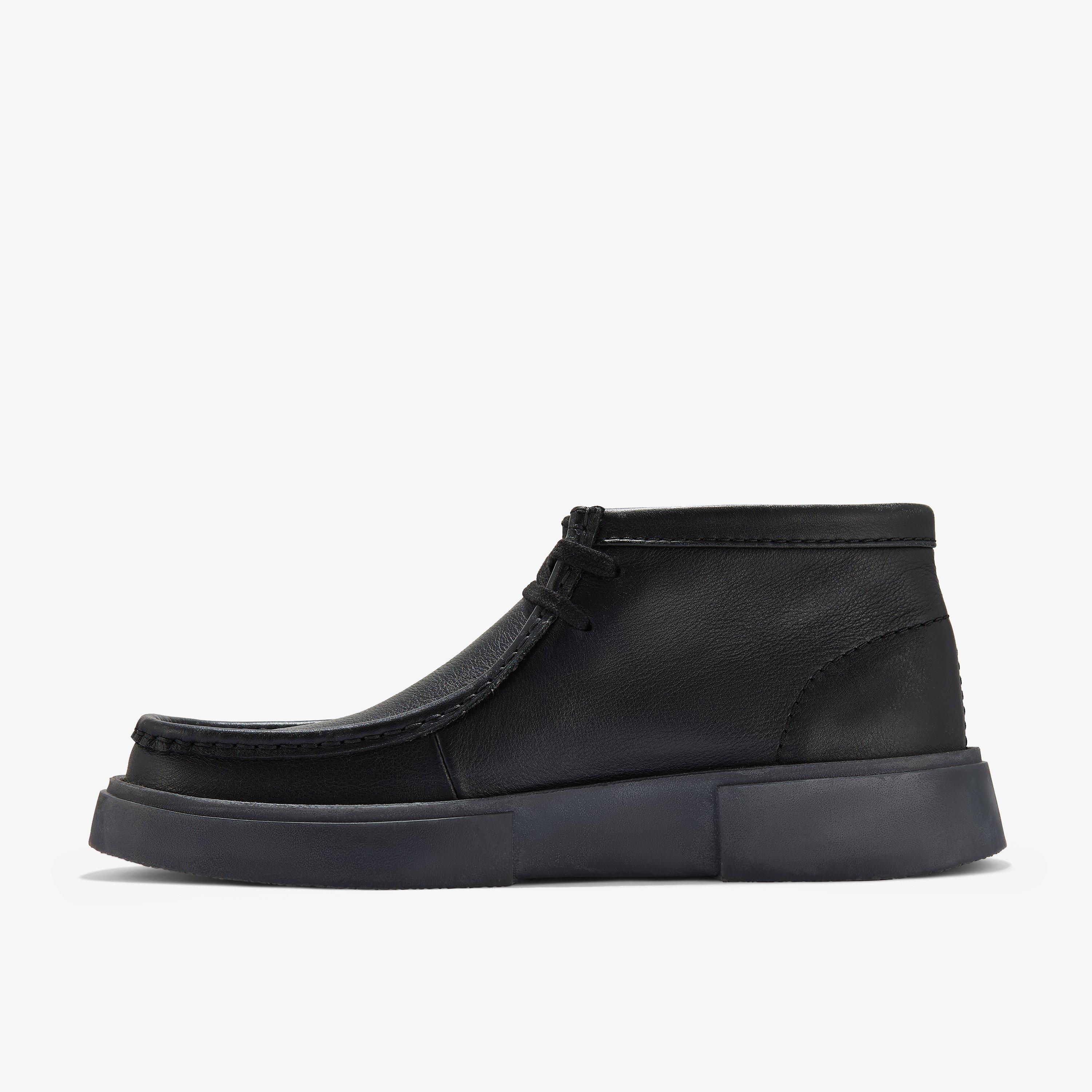 Botas de tobillo de cuero negro para hombres Torview Hi | Clarks