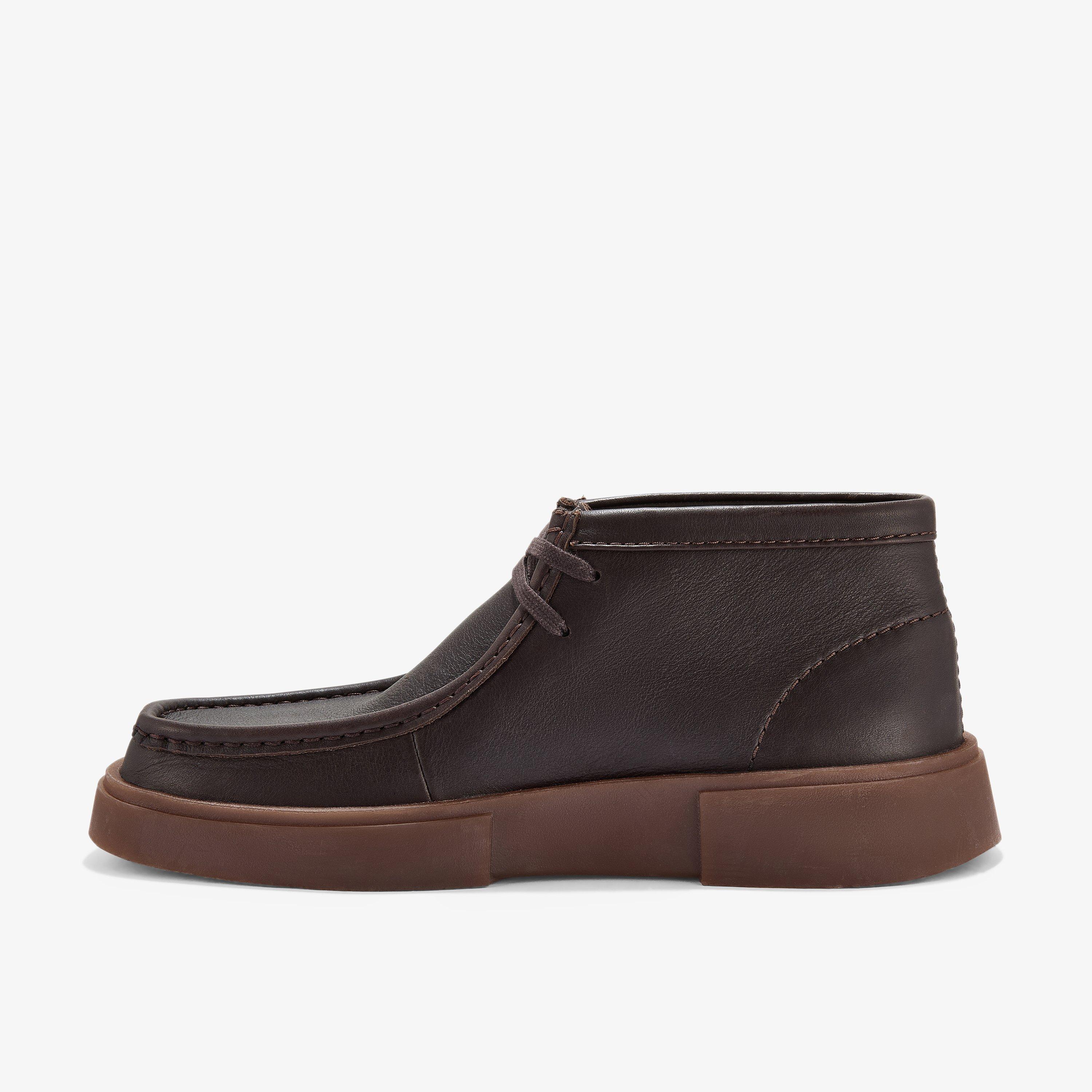 Botas de tobillo de cuero marrón para hombres Torview Hi | Clarks