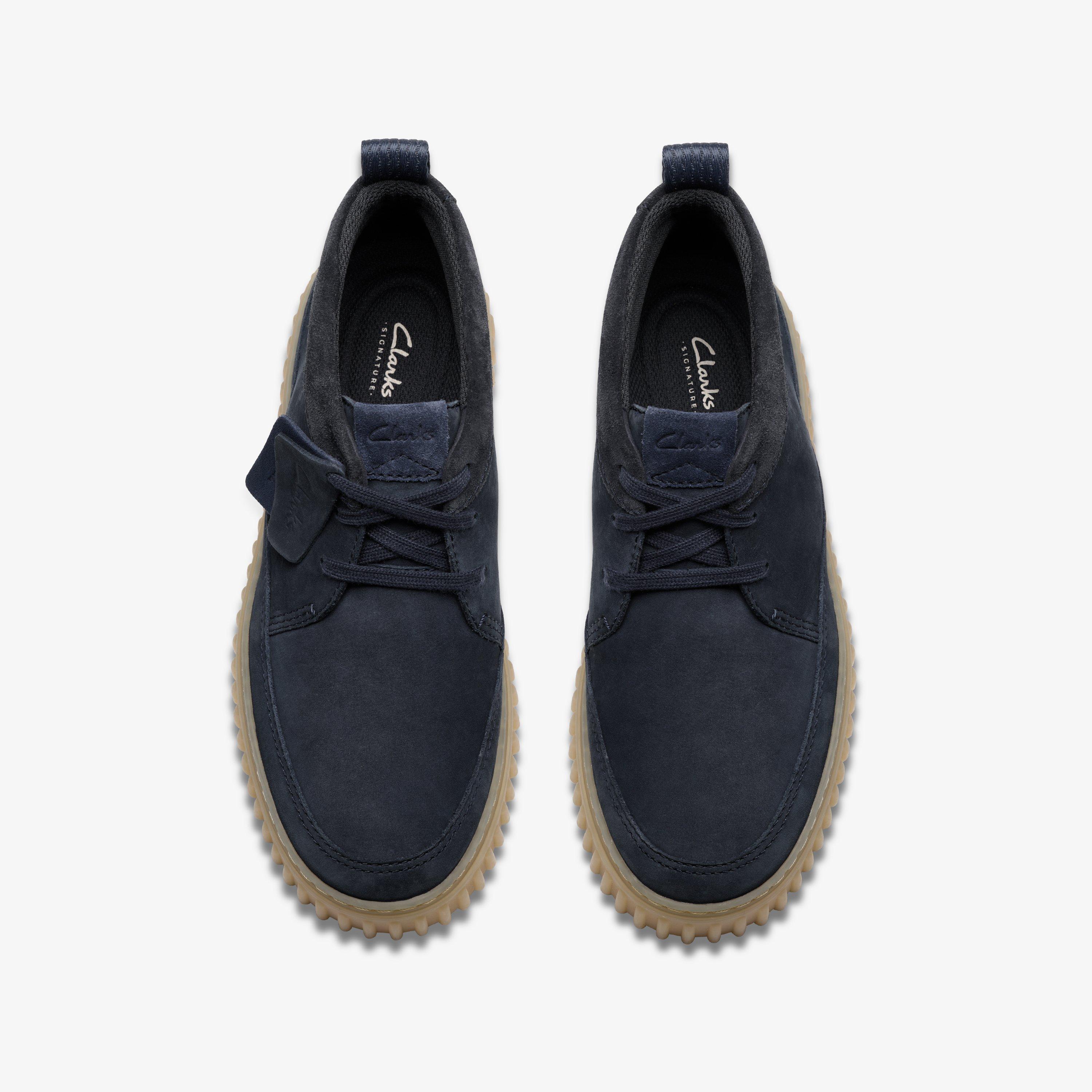 Mens Torhill Lace Hi Navy Nubuck Ankle Boots, Lace Up, Torhill Boots | Clarks UK