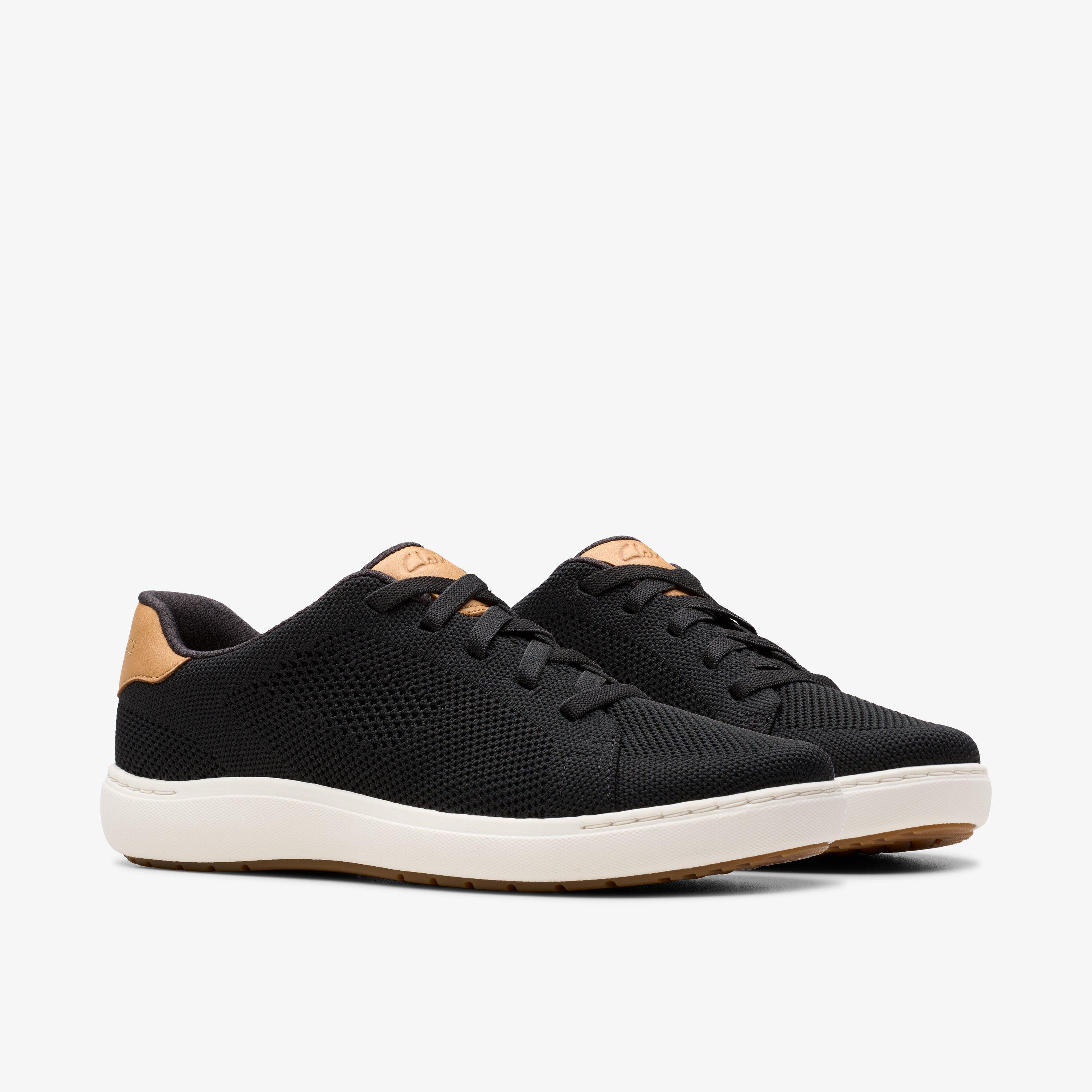 Women's Nalle Walk Black Knit Sneakers | Clarks