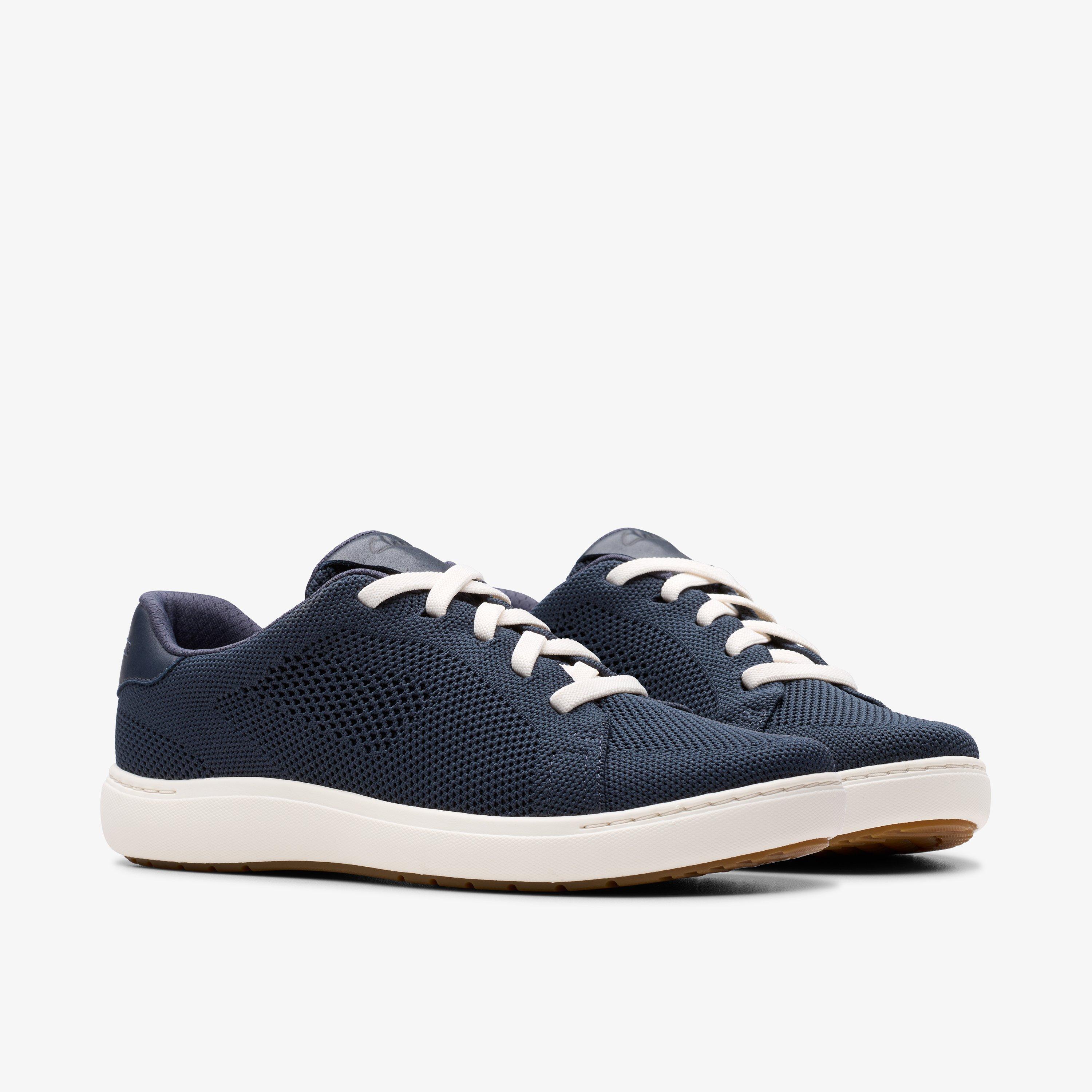 Women's Nalle Walk Navy Knit Sneakers | Clarks