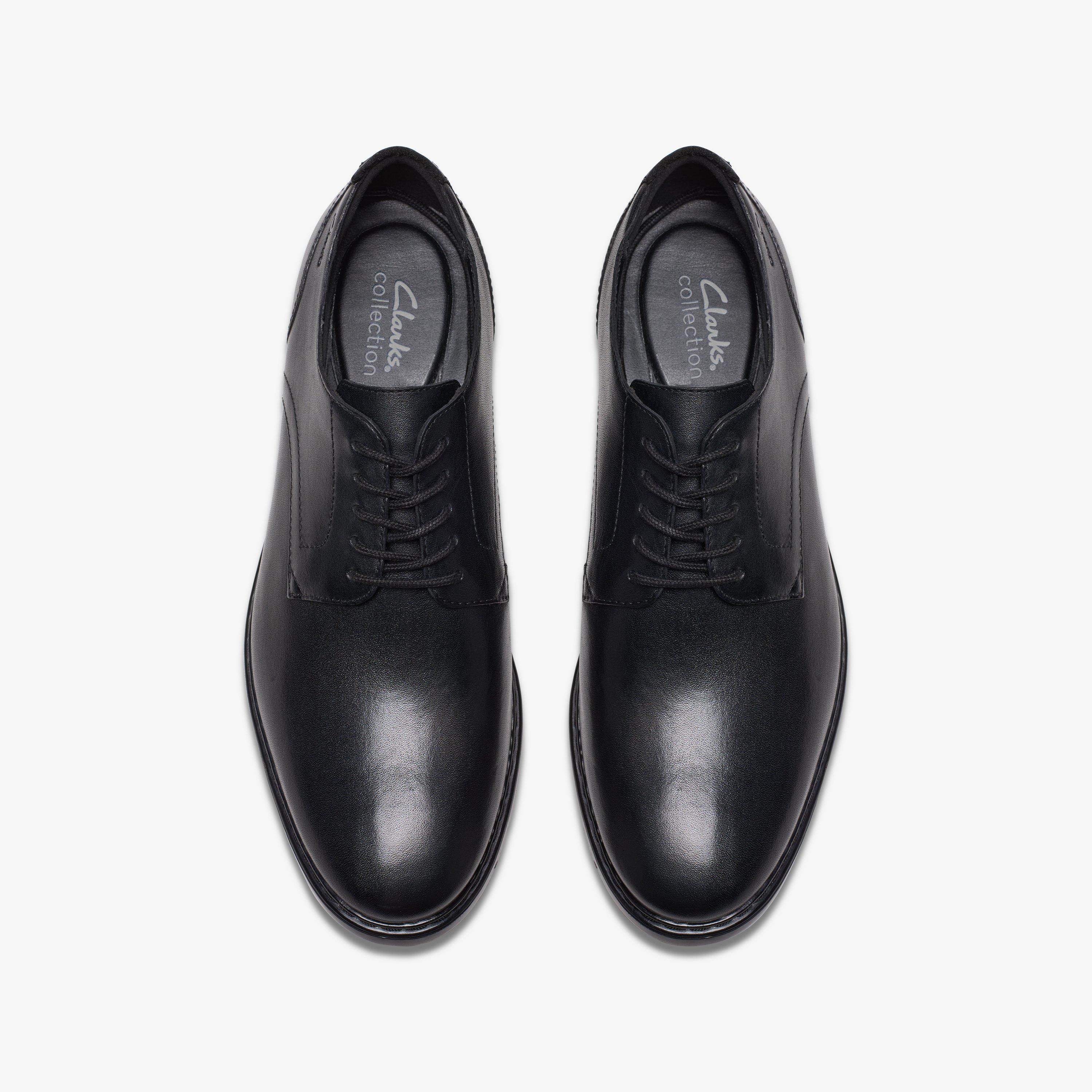 Mens Banbury Derby Black Leather Derby Shoe | Clarks
