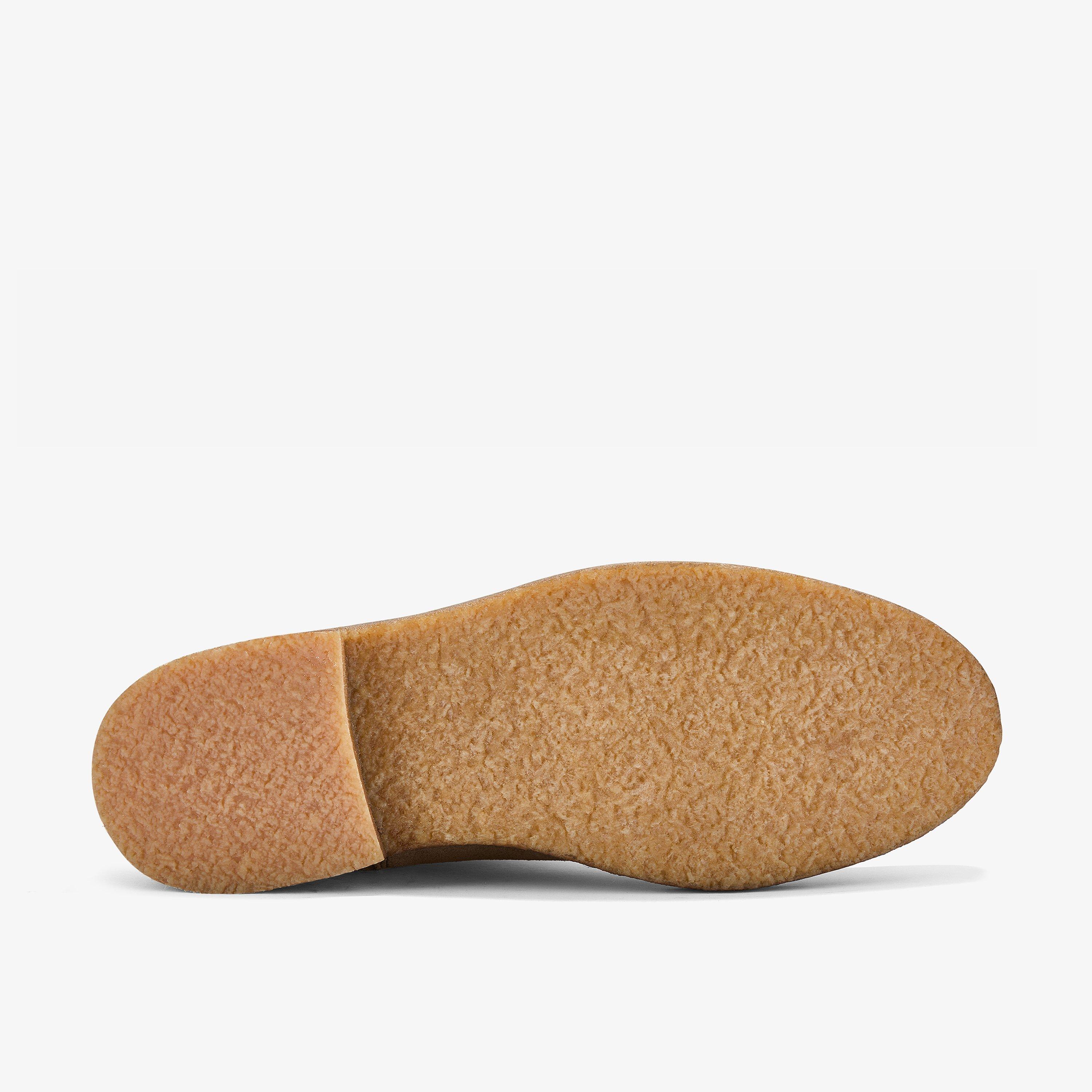 Mens Clarkdale Boot Dark Sand Suede Chelsea Boots | Clarks