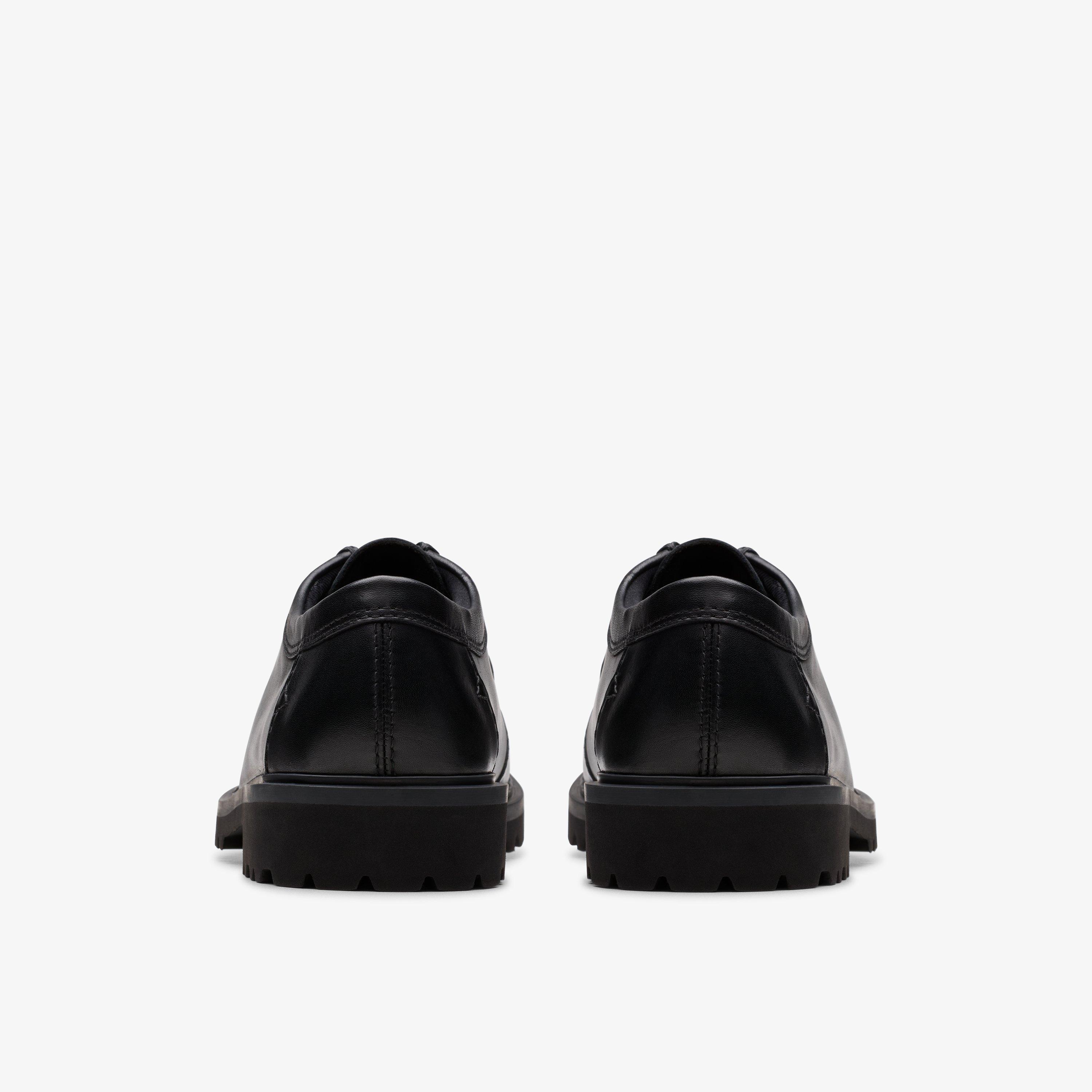 Mens Berwick Seam Black Leather Lace Up Shoes | Clarks UK