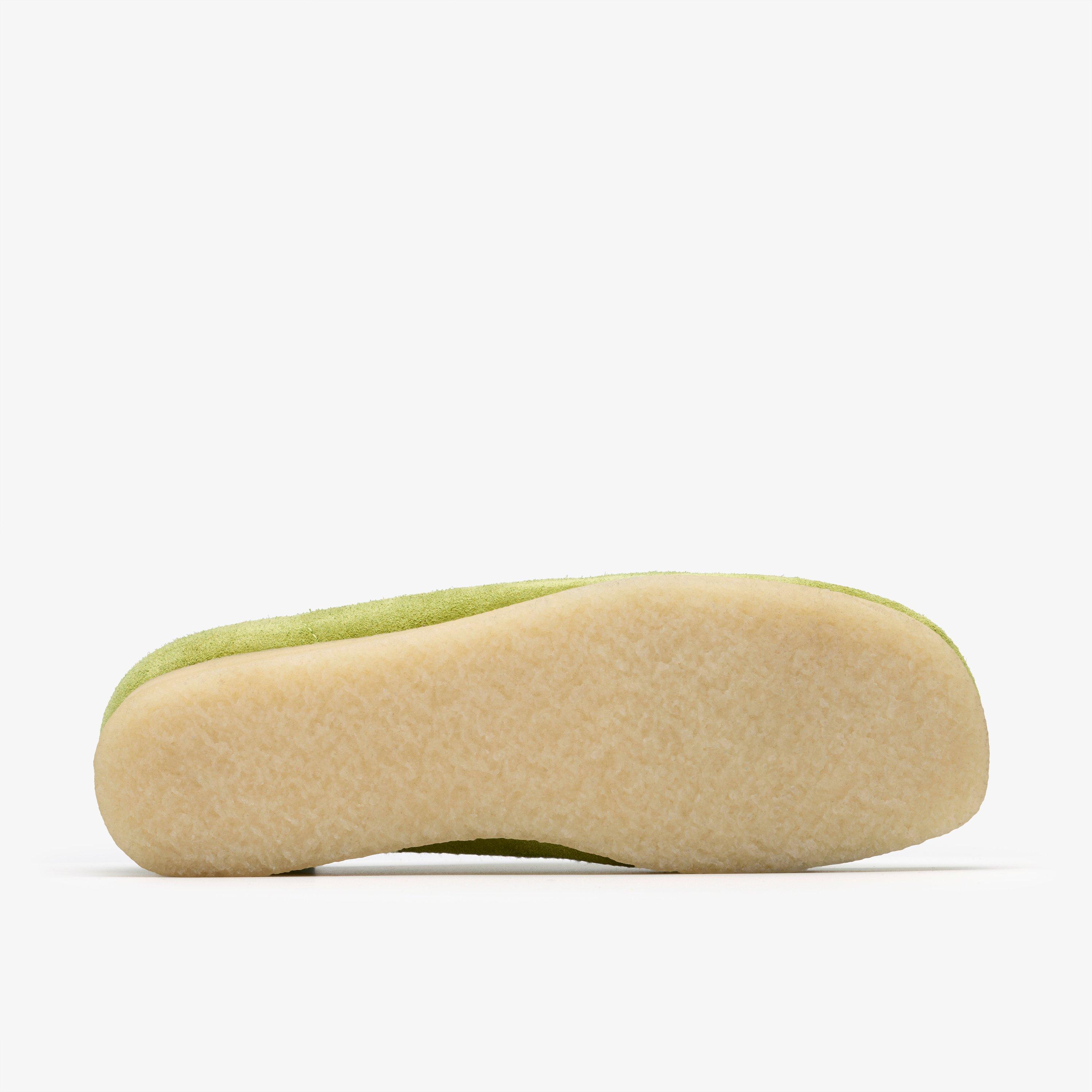 Mens Wallabee Lime Suede Shoes | Clarks