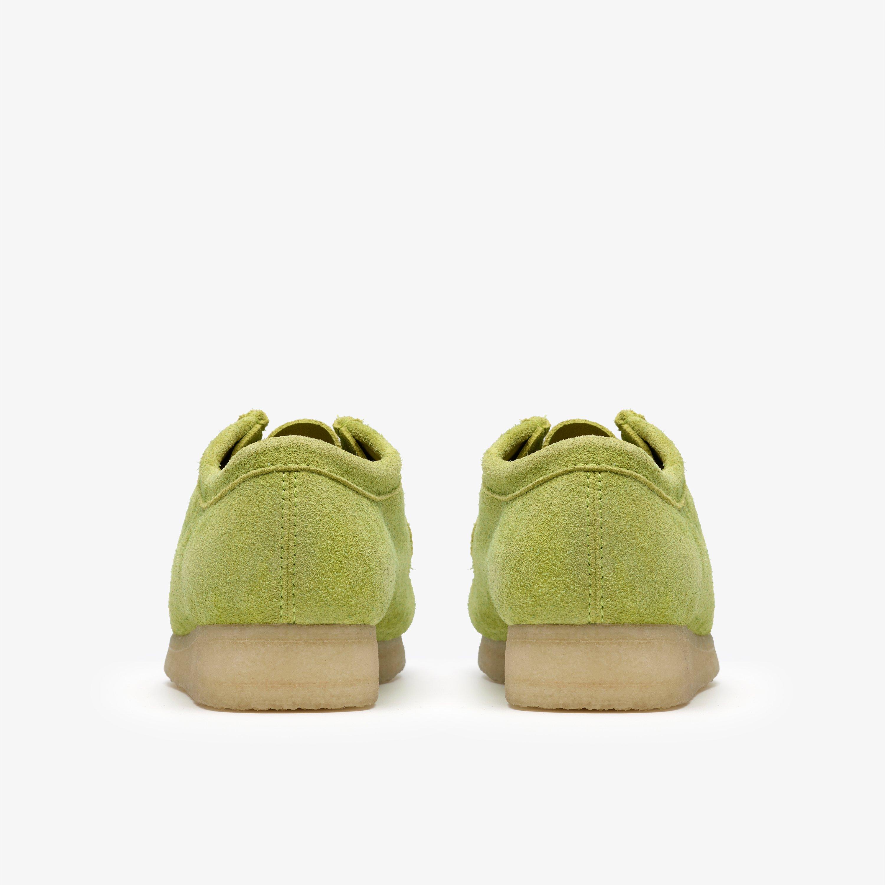 Mens Wallabee Lime Suede Shoes | Clarks