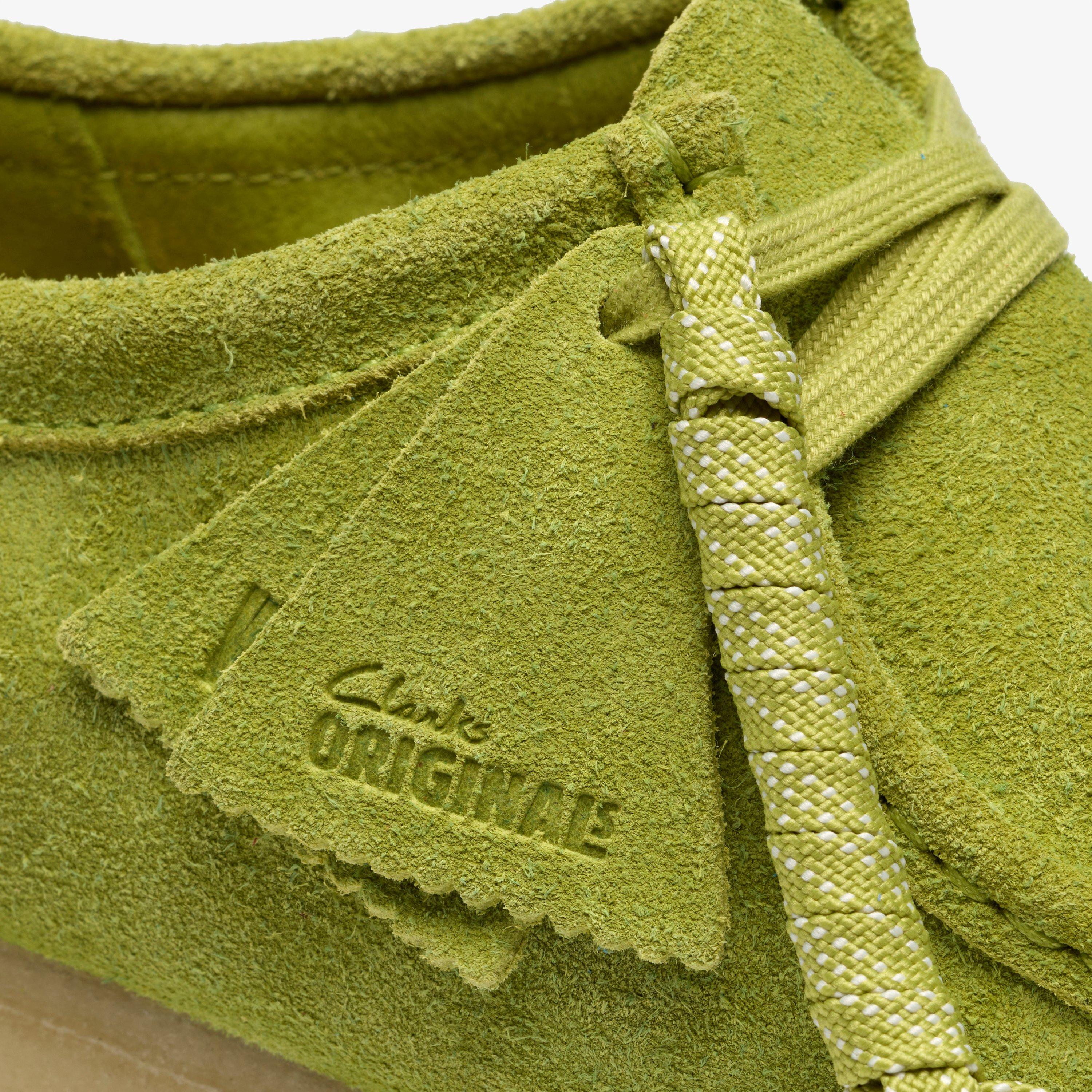 Mens Wallabee Lime Suede Wallabee | Clarks