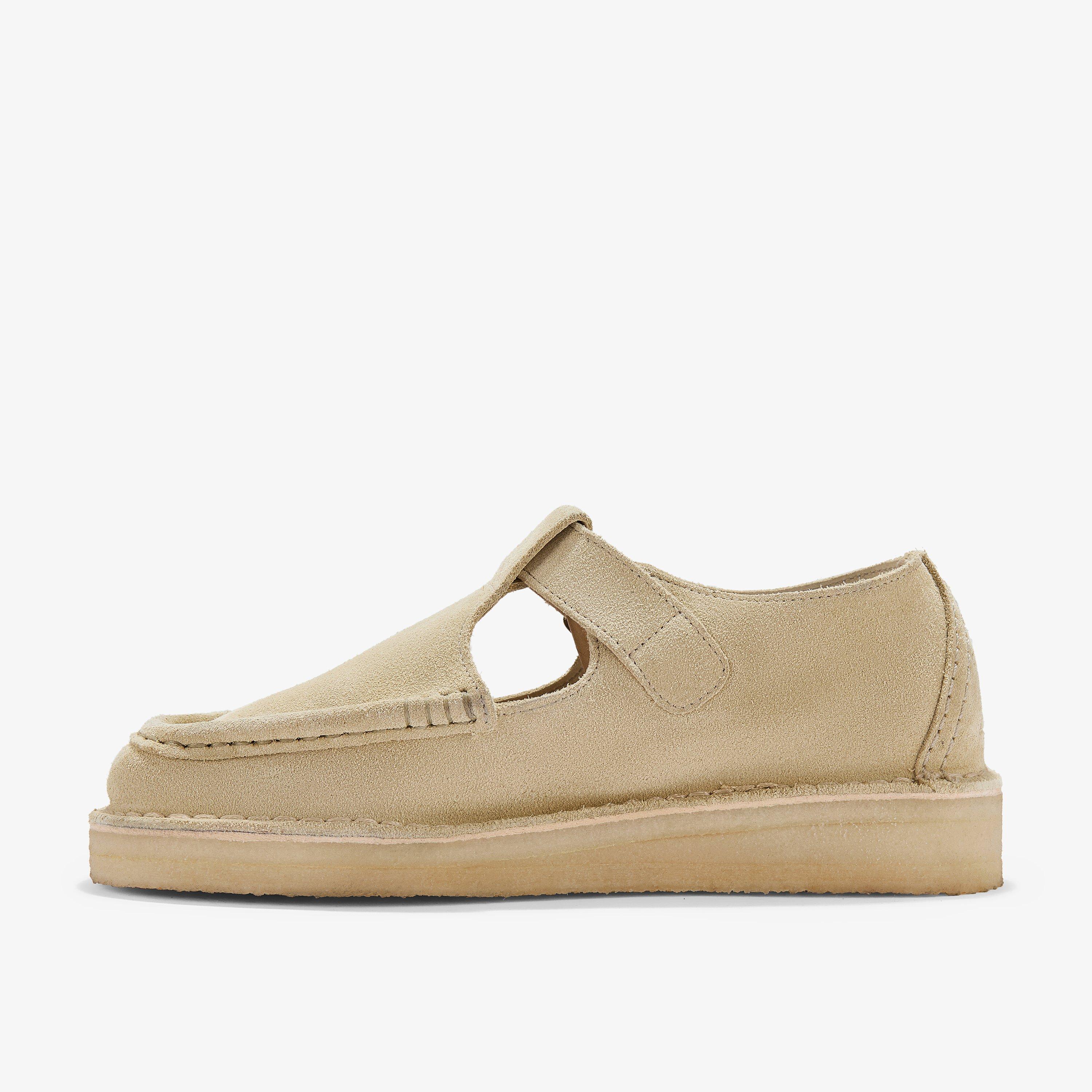 Womens Nomad T Bar Maple Suede T Bar Shoes | Clarks