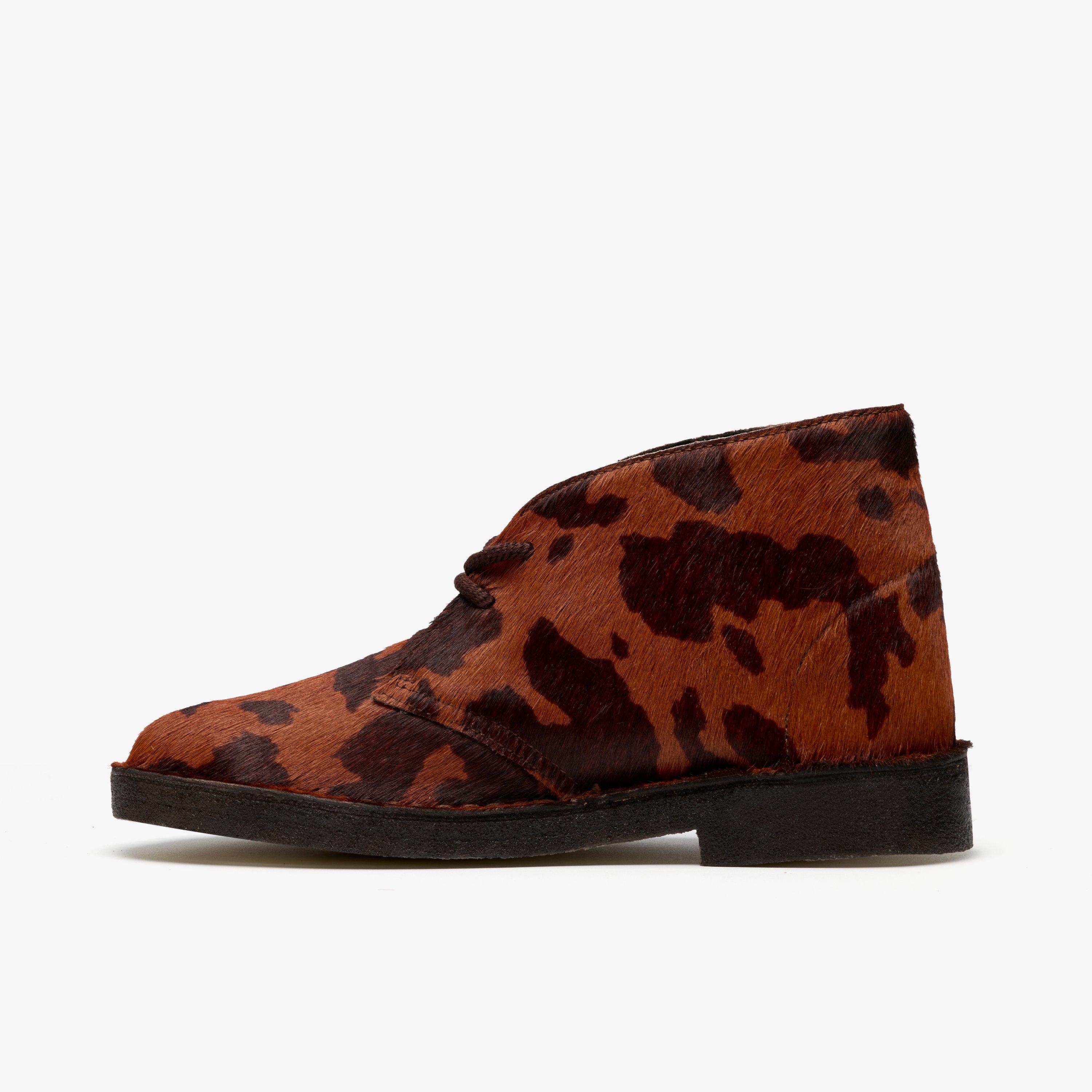 Womens Desert Boot. Brown Cow Print Desert Boot | Clarks IE
